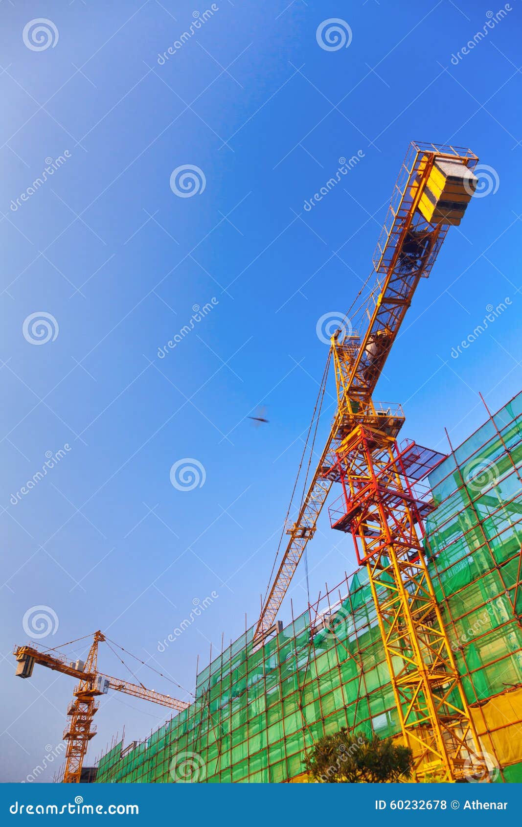 Crane and Building Construction Site Editorial Stock Photo - Image of ...