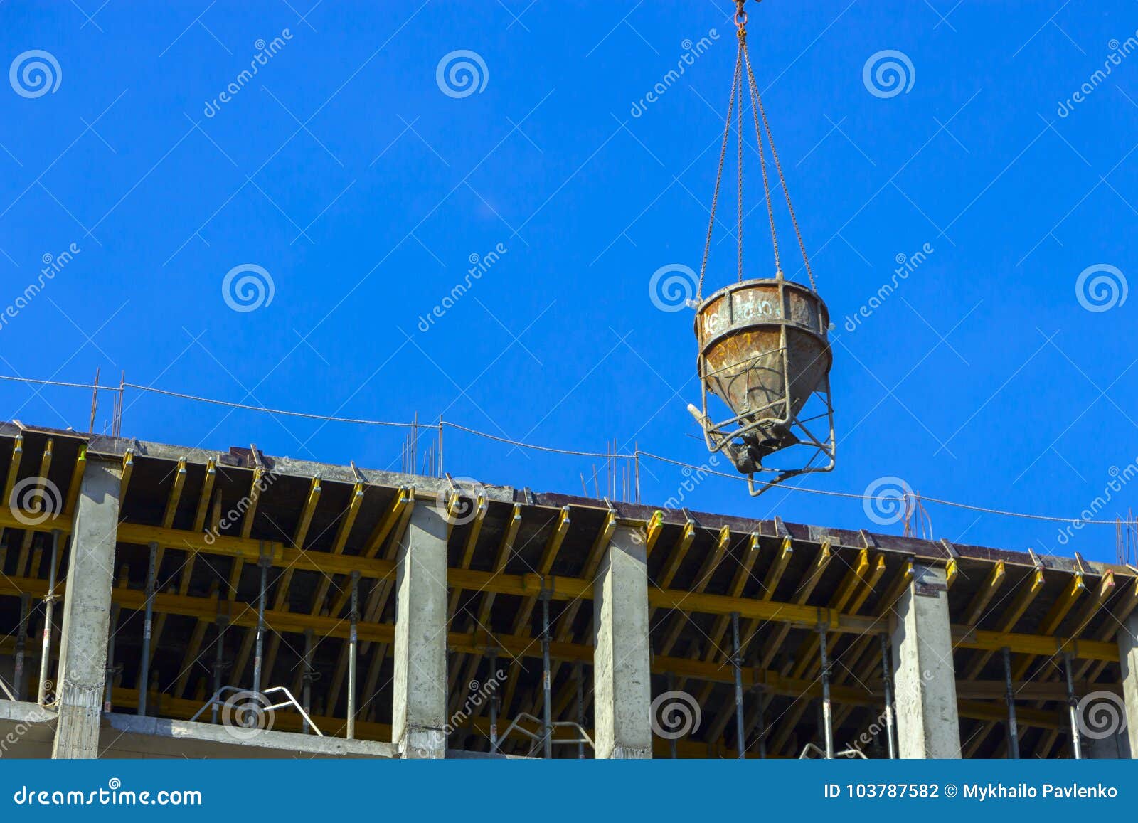 Crane and Cargo. Element of Building Design Stock Photo - Image of ...
