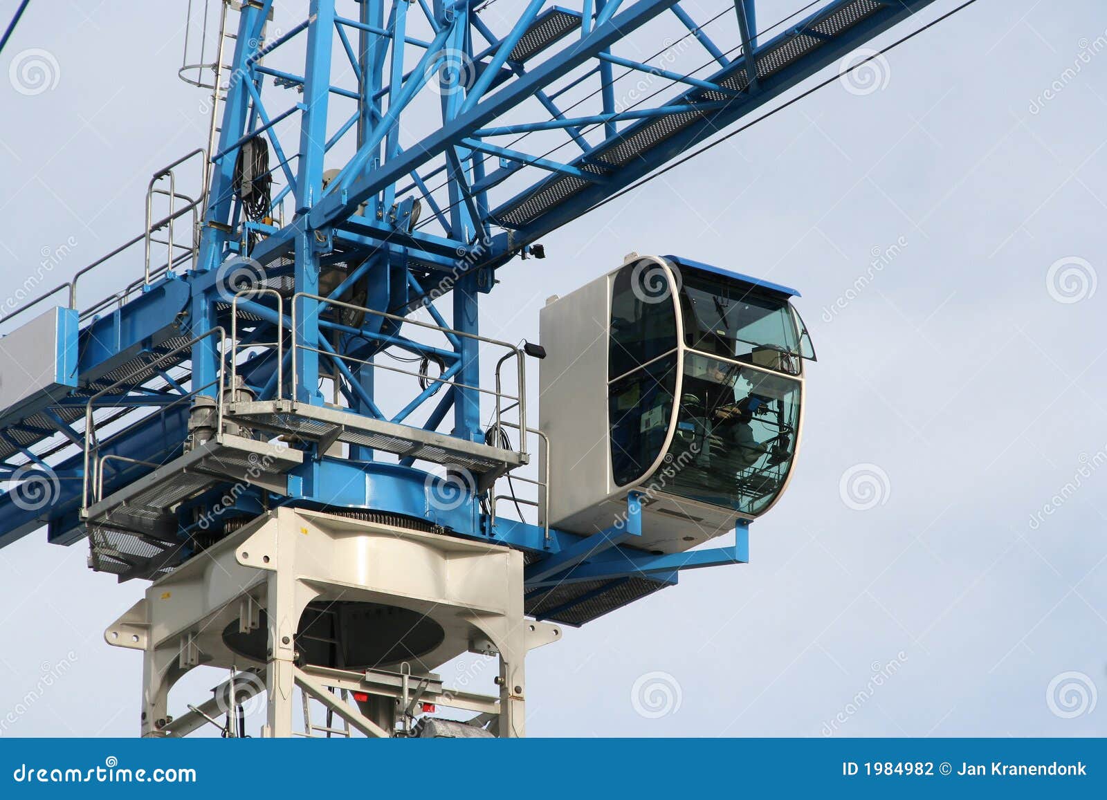 Crane Cockpit stock photo. Image of machinery, construction - 1984982