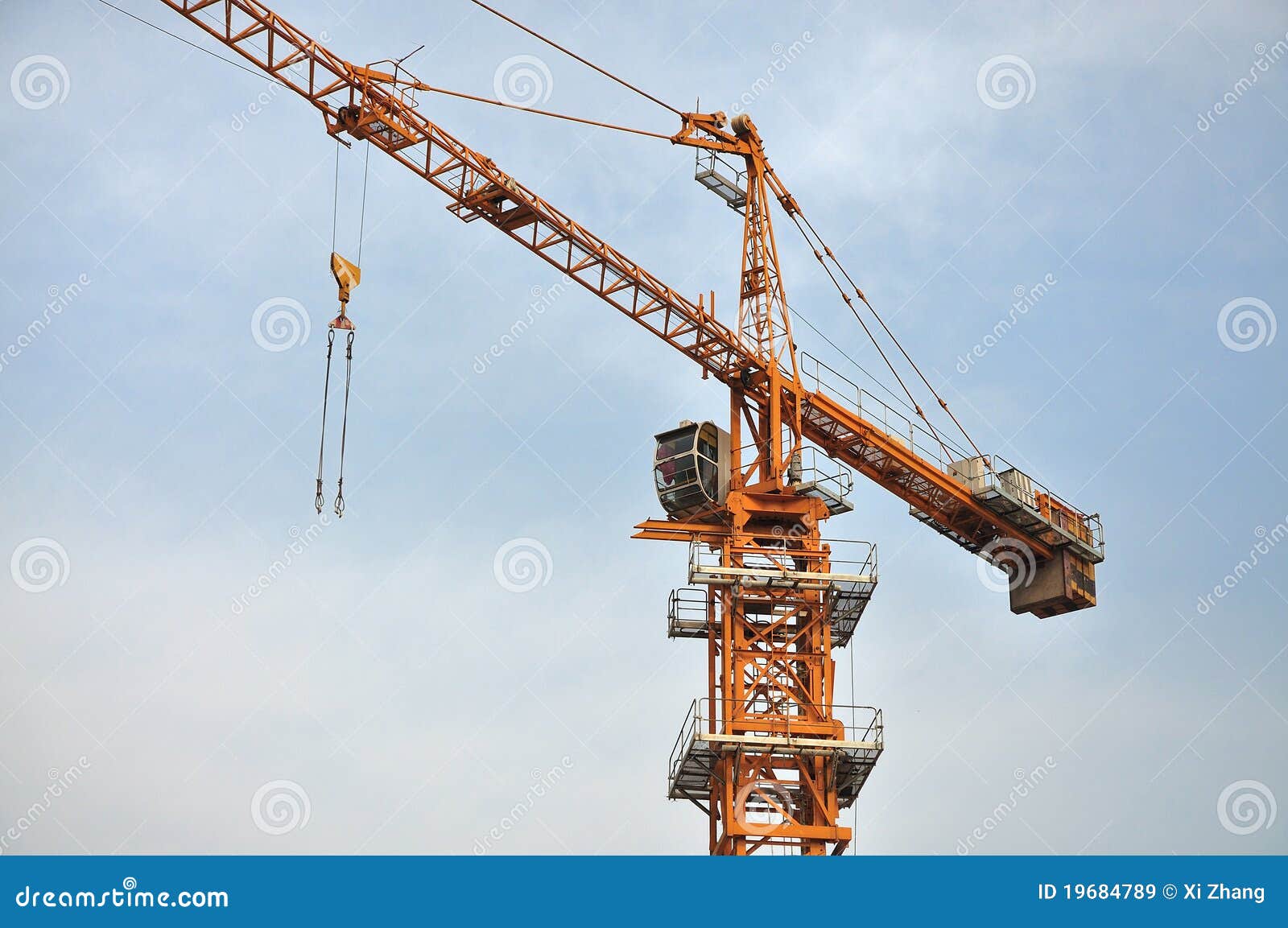 Crane in Construction stock image. Image of technology - 19684789