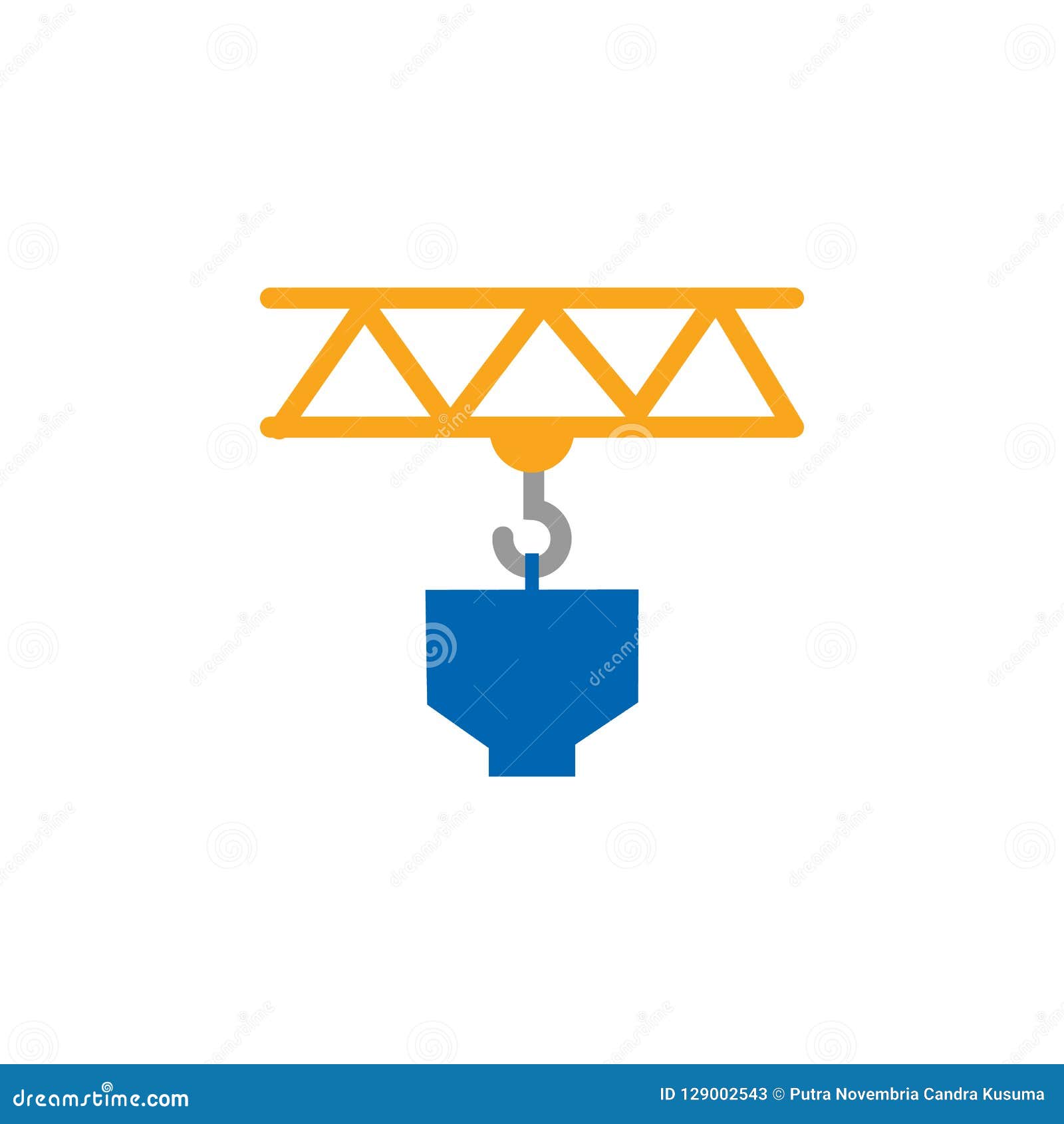 Crane Construction Logo Icon Design Stock Vector - Illustration of hook ...