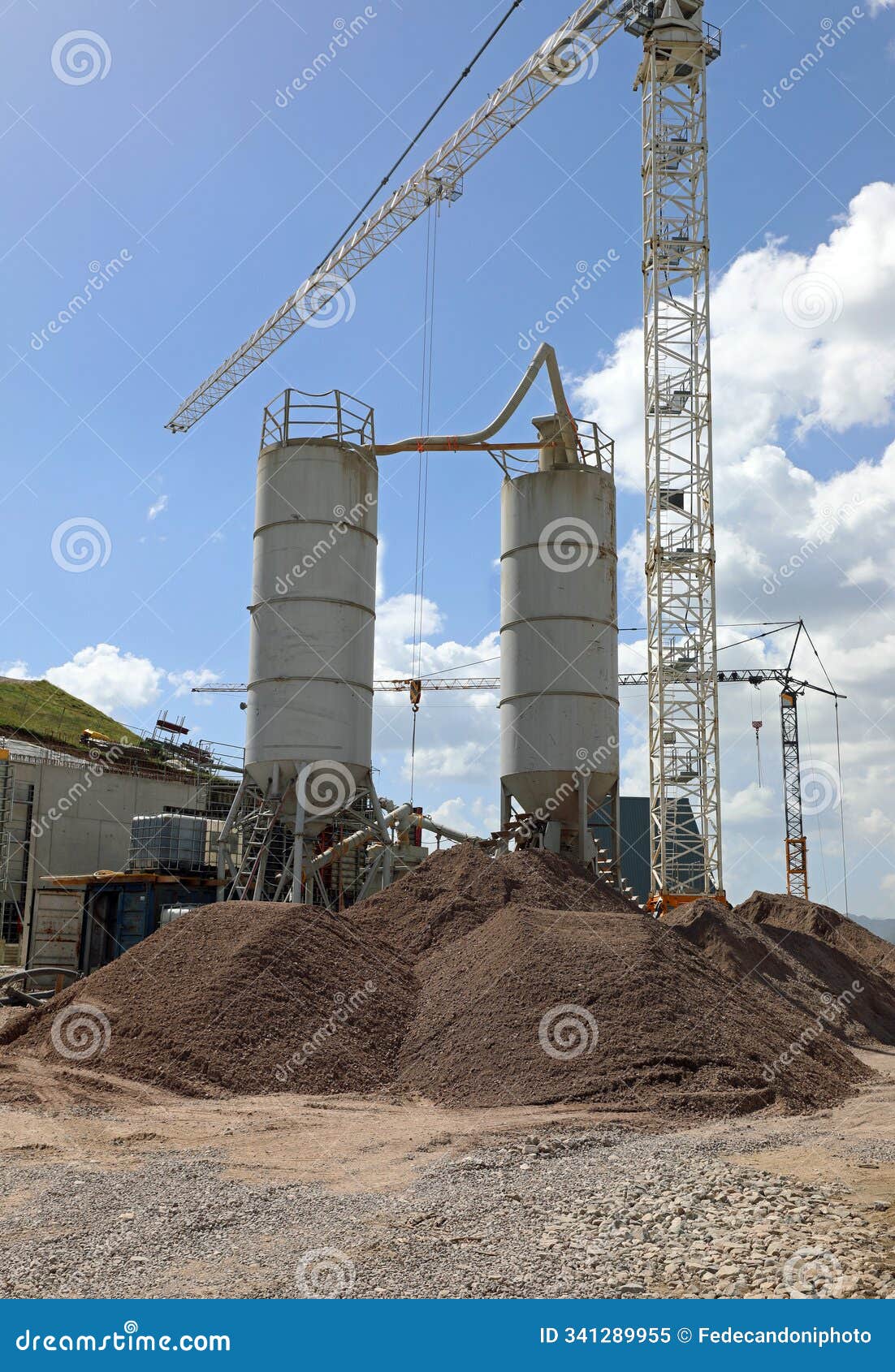 Construction Silos Stock Image | CartoonDealer.com #3847831