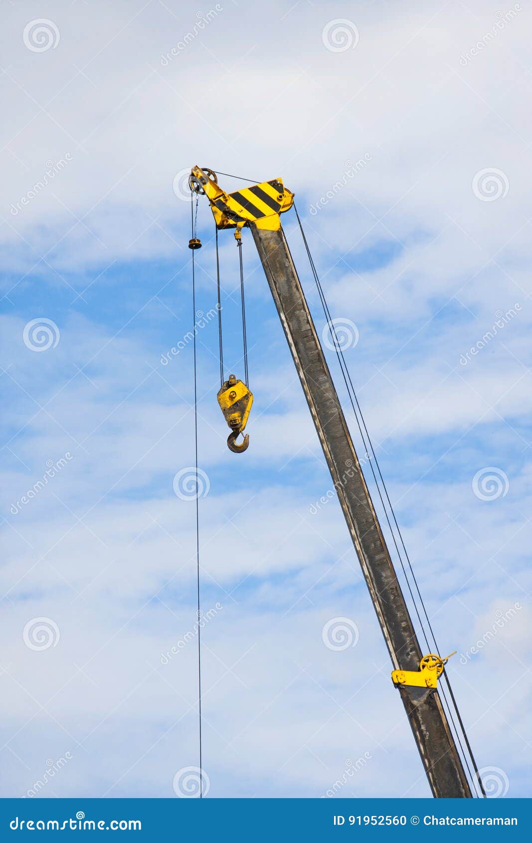 Crane hand stock photo. Image of hard, engineer, blue - 91952560