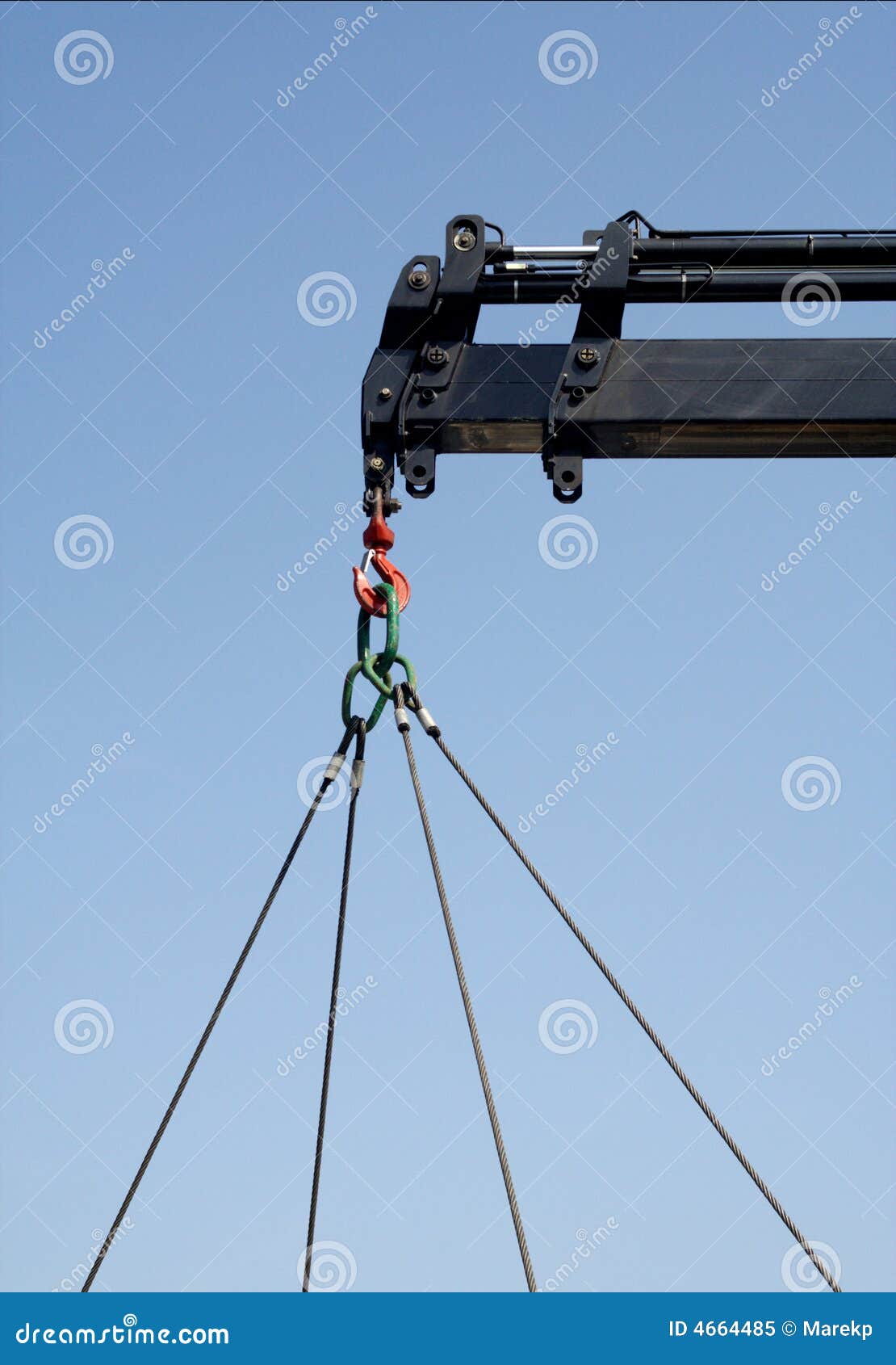 Crane Head. Attach Your Load Stock Image - Image of high, factory: 4664485