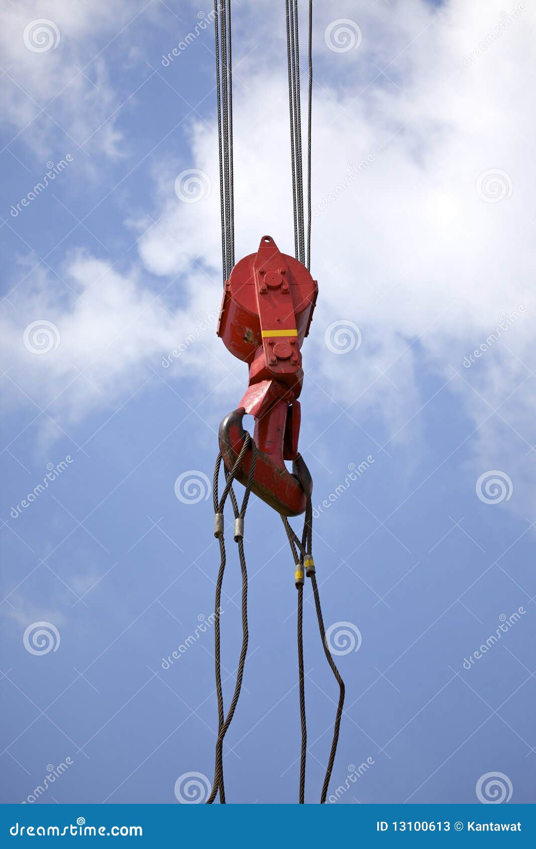 Crane hoist stock image. Image of crane, equipment, hoist - 13100613