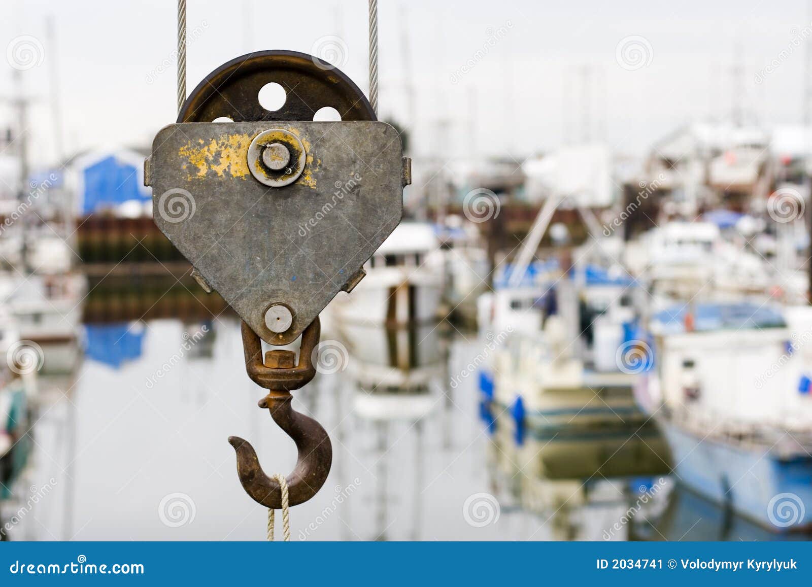 Crane Hook stock image. Image of metal, building, cable - 2034741