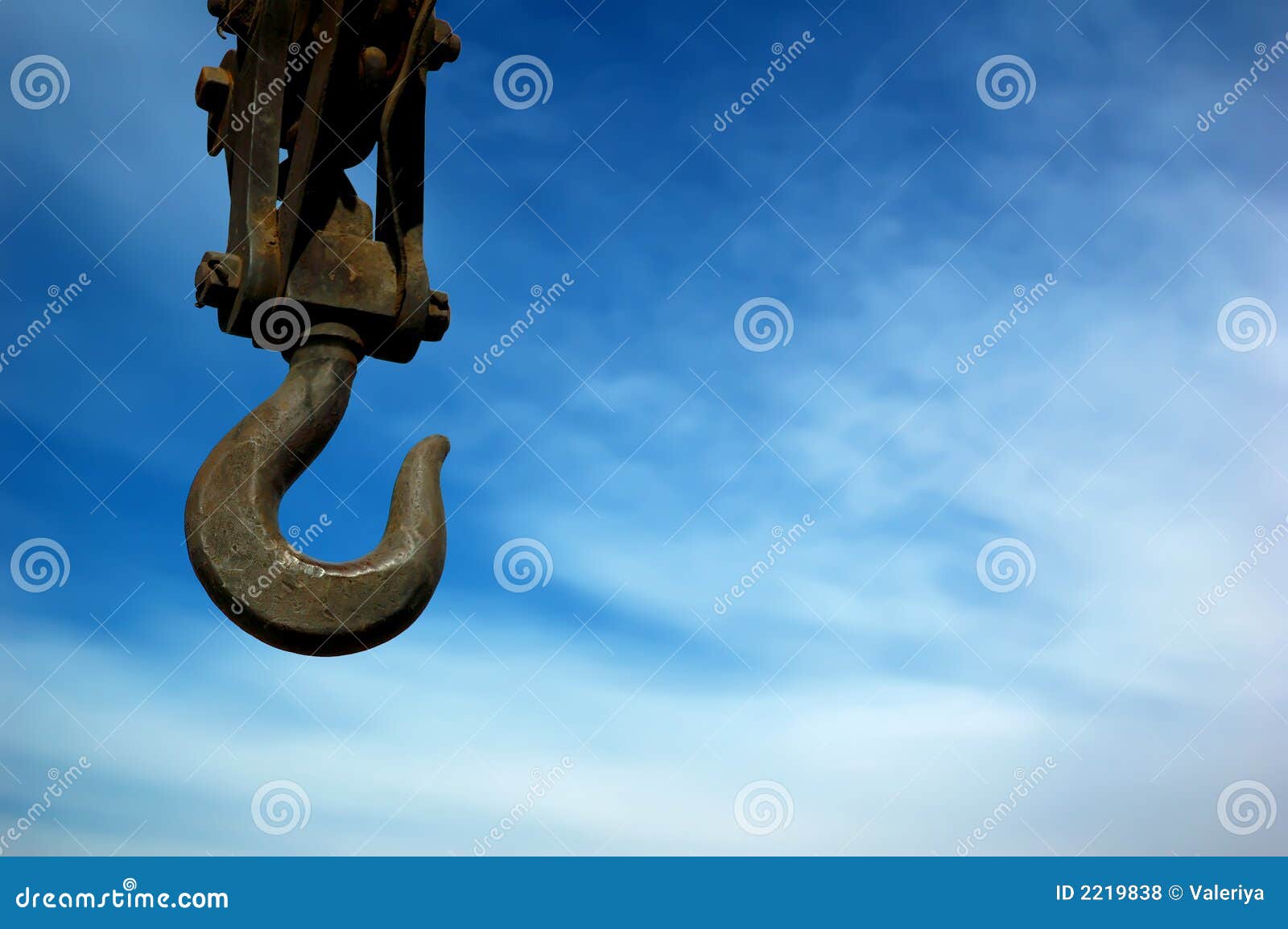 Crane Hook stock photo. Image of heavy, elevate, rusty - 2219838