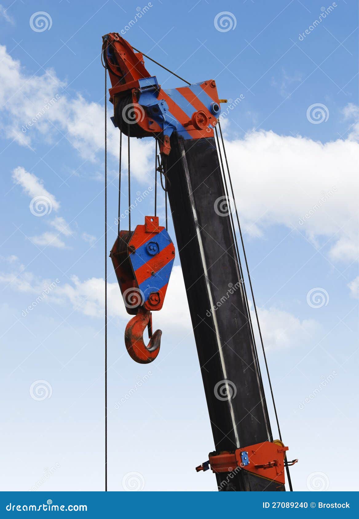 Crane hook stock photo. Image of tall, industry, heavy - 27089240