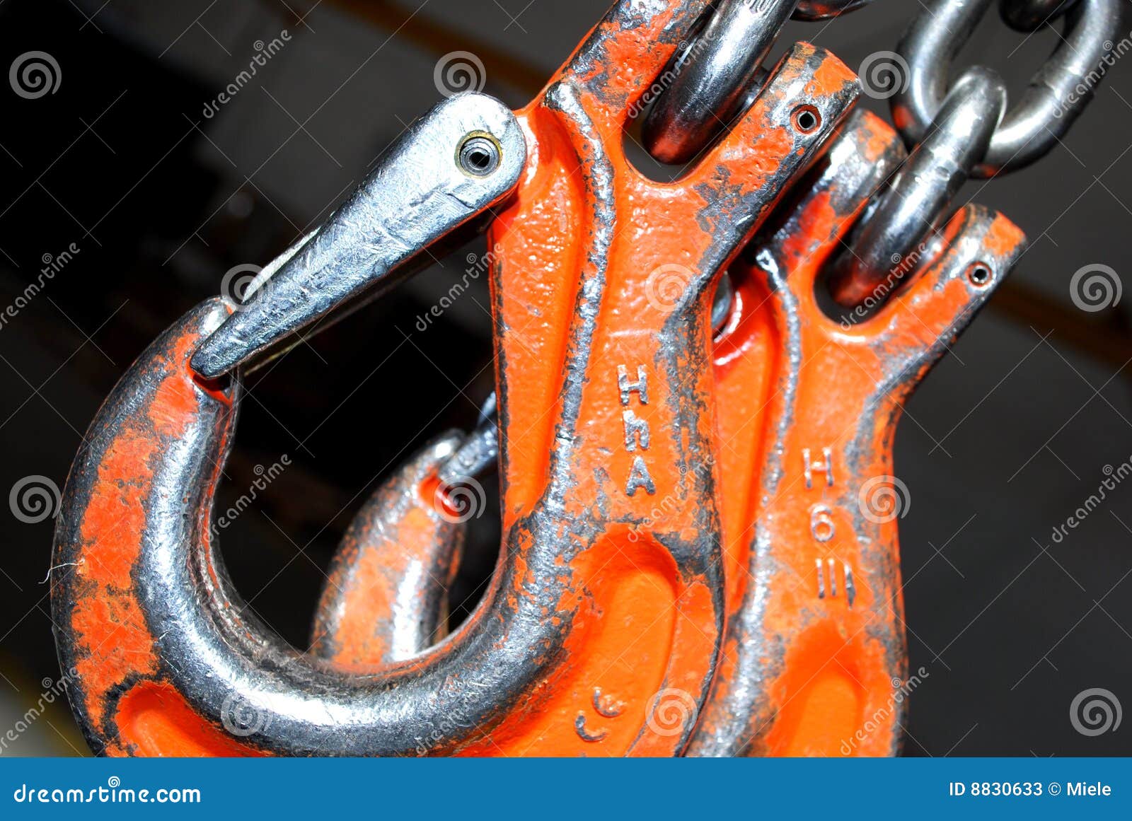 Crane hook stock image. Image of isolate, resistance, chain - 8830633