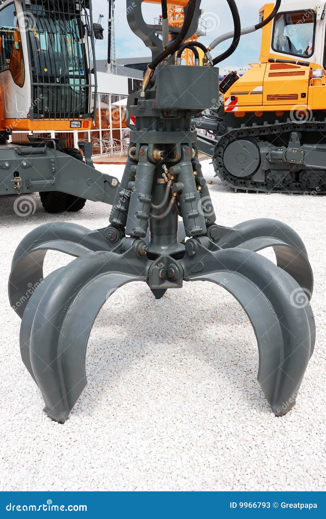 Crane hook stock image. Image of gravel, equipment, iron - 9966793