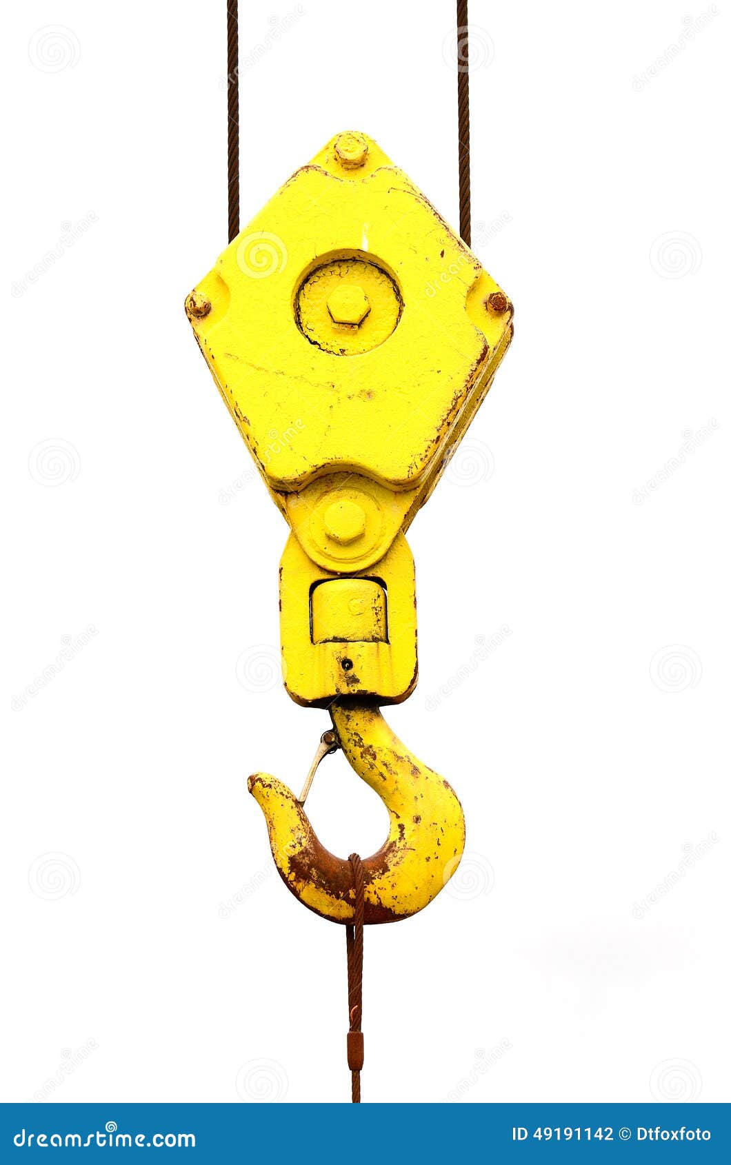 Crane Hook stock photo. Image of isolated, chain, rusty - 49191142