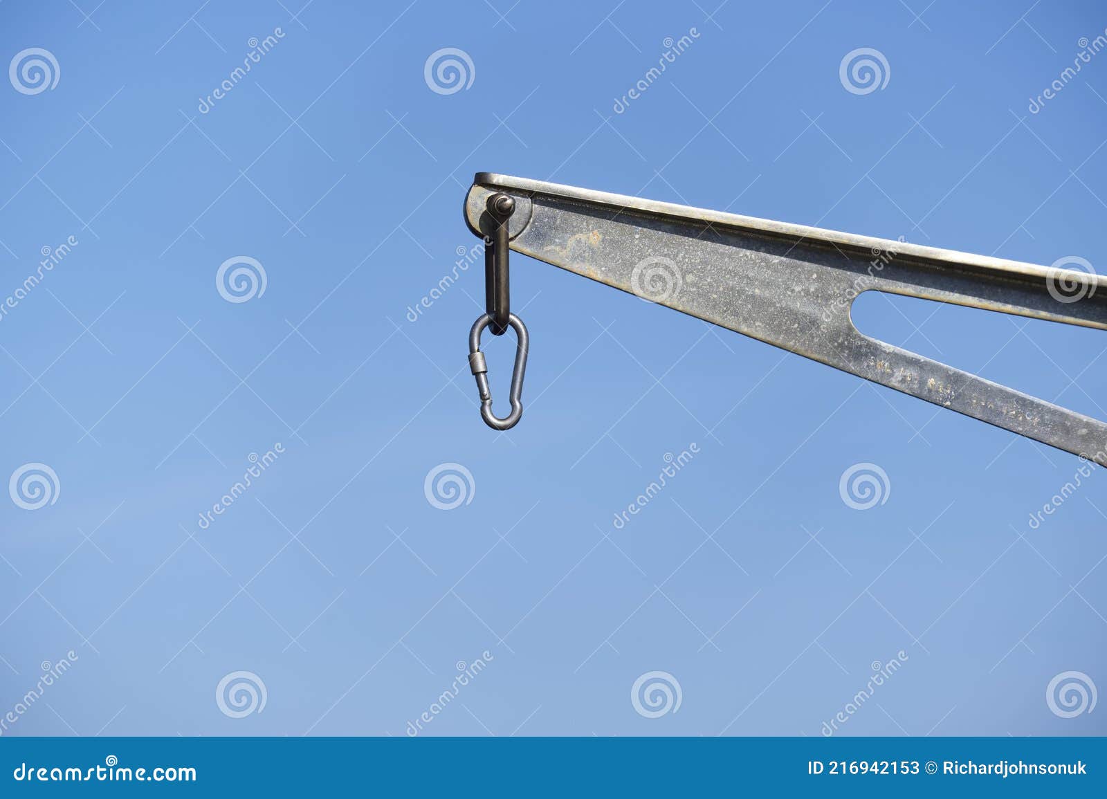 Crane Hook for Lifting Loop Close Up at Shipbuilding Yard Stock Image ...