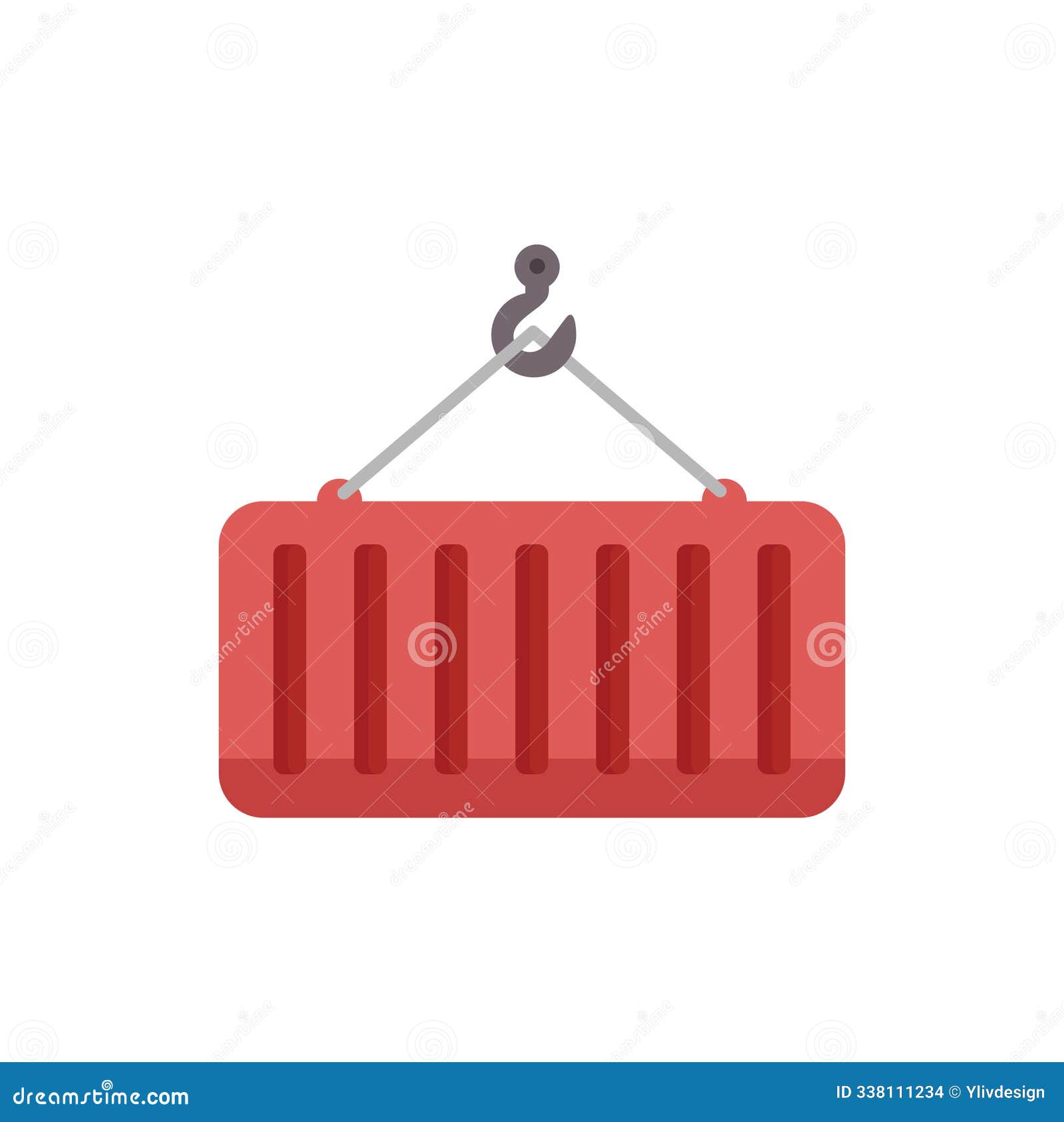 Intermodal Container Icon Cartoon Vector | CartoonDealer.com #200419471