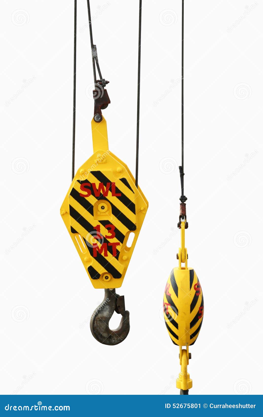 Crane Hooks on Work Site, Crane on Oil and Gas Platform for Transfer ...