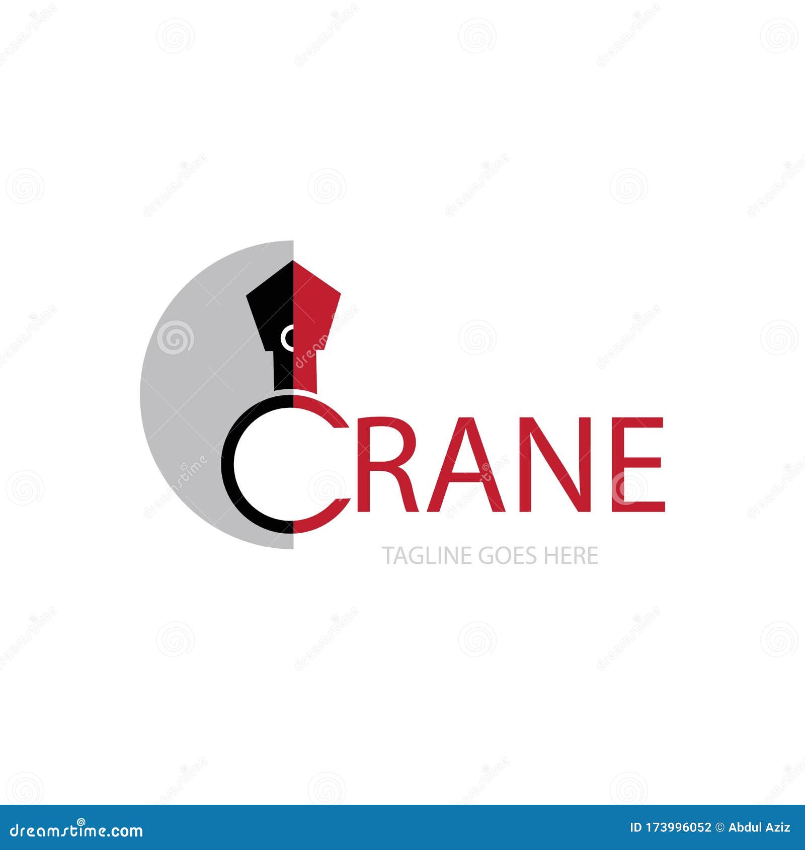 Crane logo vector stock vector. Illustration of machinery - 173996052