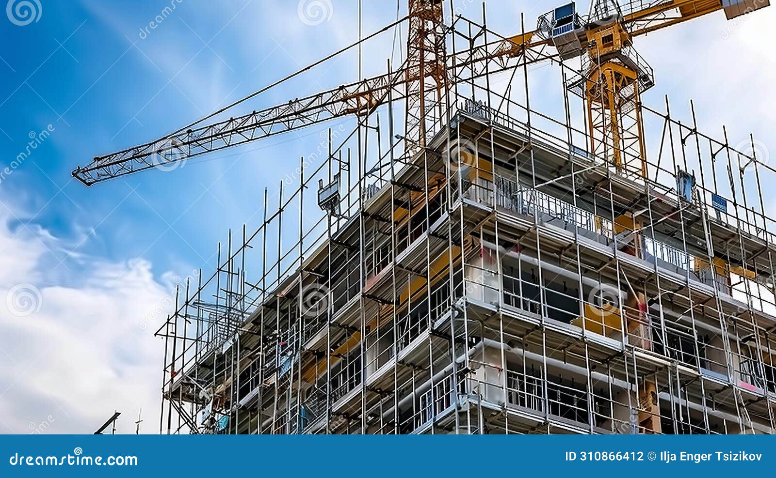 Construction Incomplete Timber Frame Royalty-Free Illustration ...