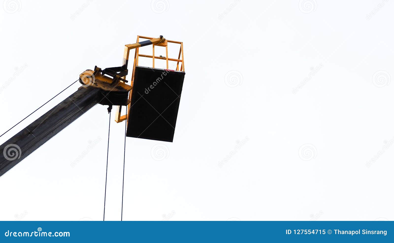 Hydraulic Platform Truck and Industry Stock Image - Image of industry ...