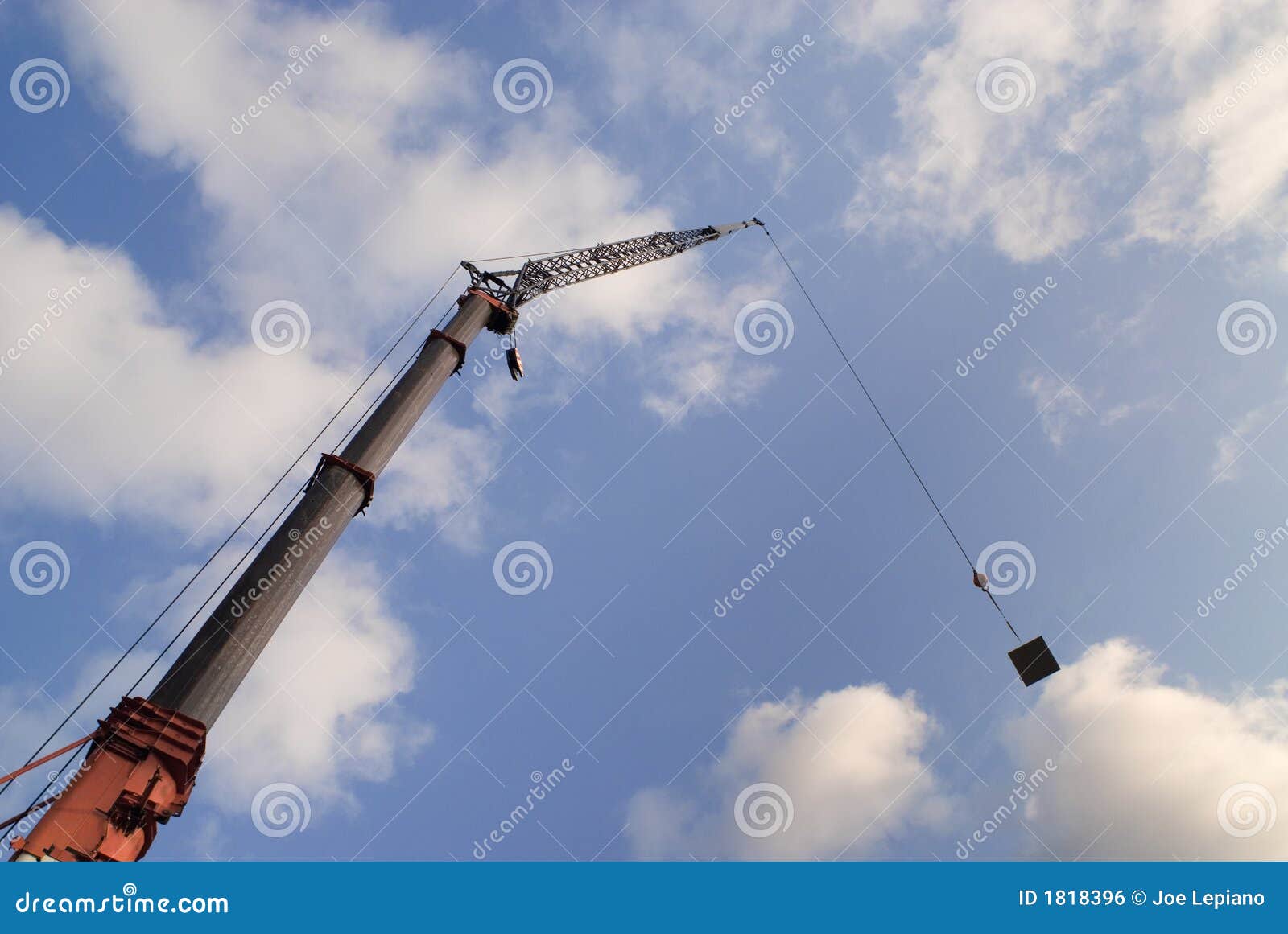 Crane Lifting a Steel Panel Stock Photo - Image of swinging, heavy: 1818396