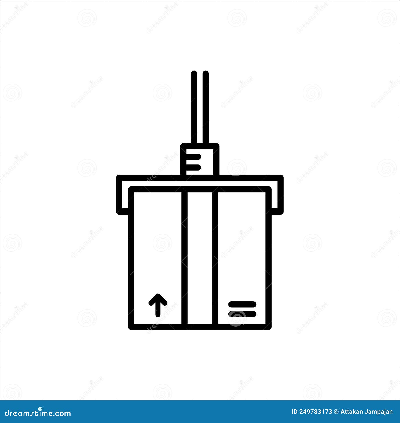 Crane Loading Carton Box Icon , Vector and Illustration Stock Vector ...