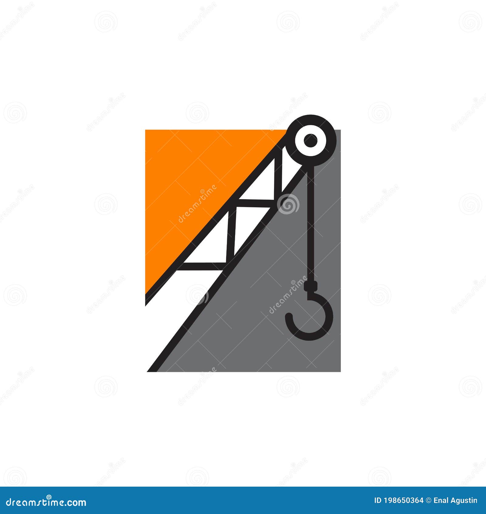 Crane Logo Symbol Design Template Stock Vector - Illustration of ...