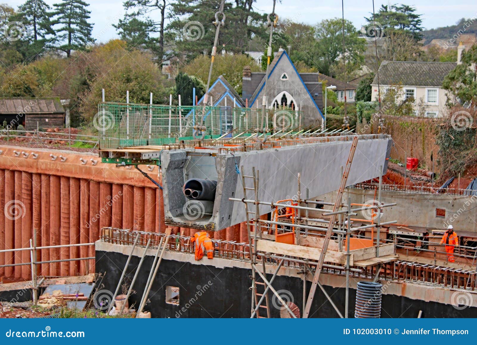 Road Bridge Under Construction Editorial Image - Image of construction ...