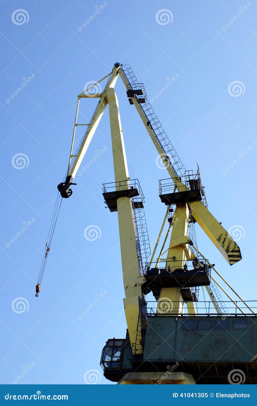 Crane machine stock image. Image of construction, hook - 41041305