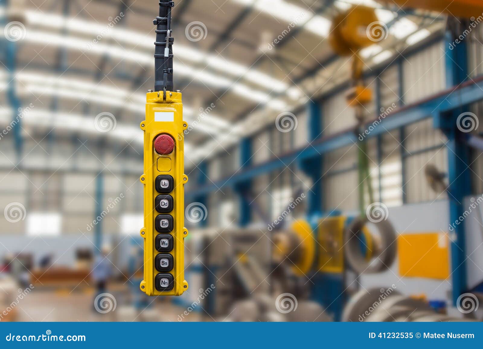 Crane pendant switch stock image. Image of electrical - 41232535