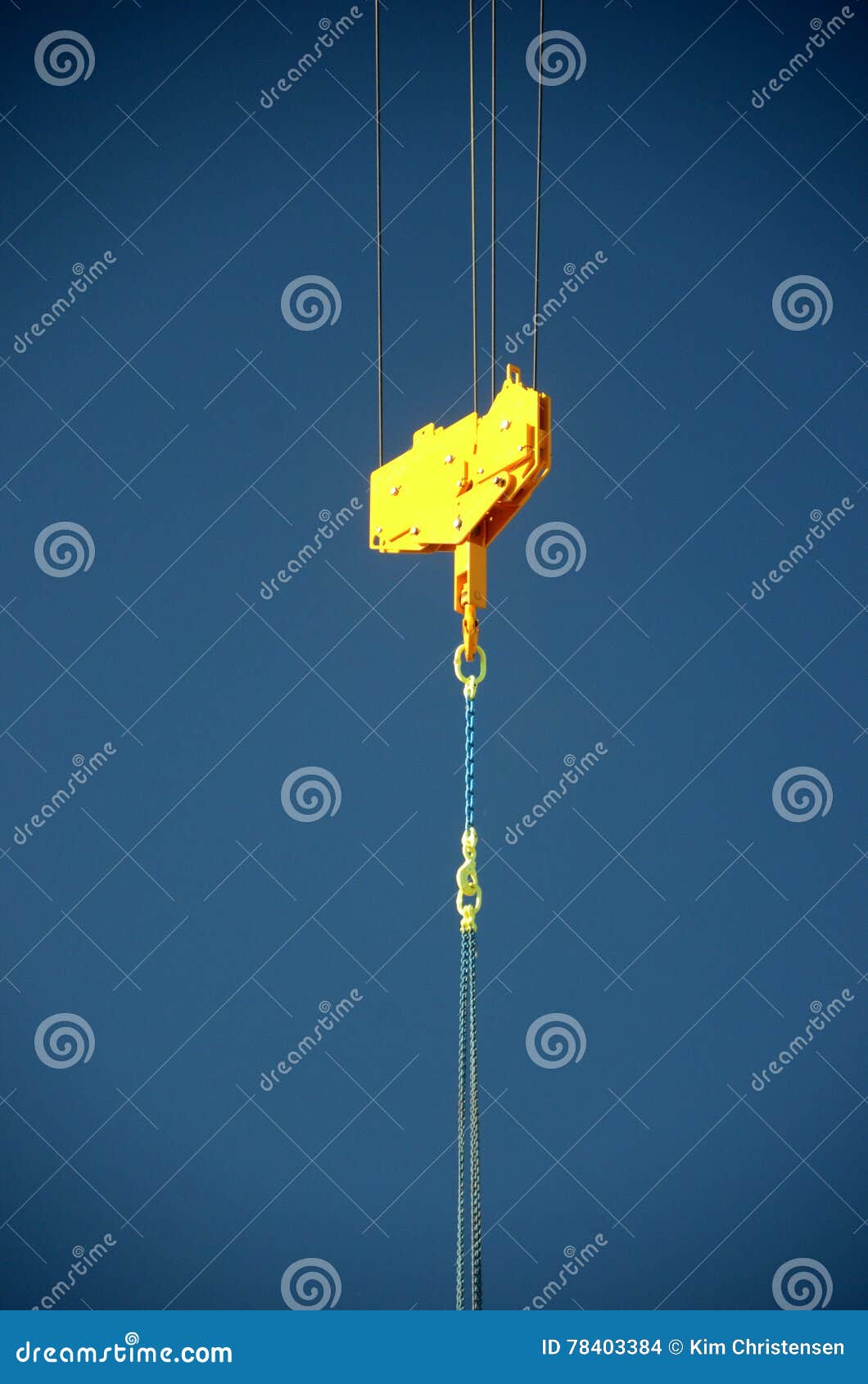 Crane Pulley stock photo. Image of connection, lifting - 78403384