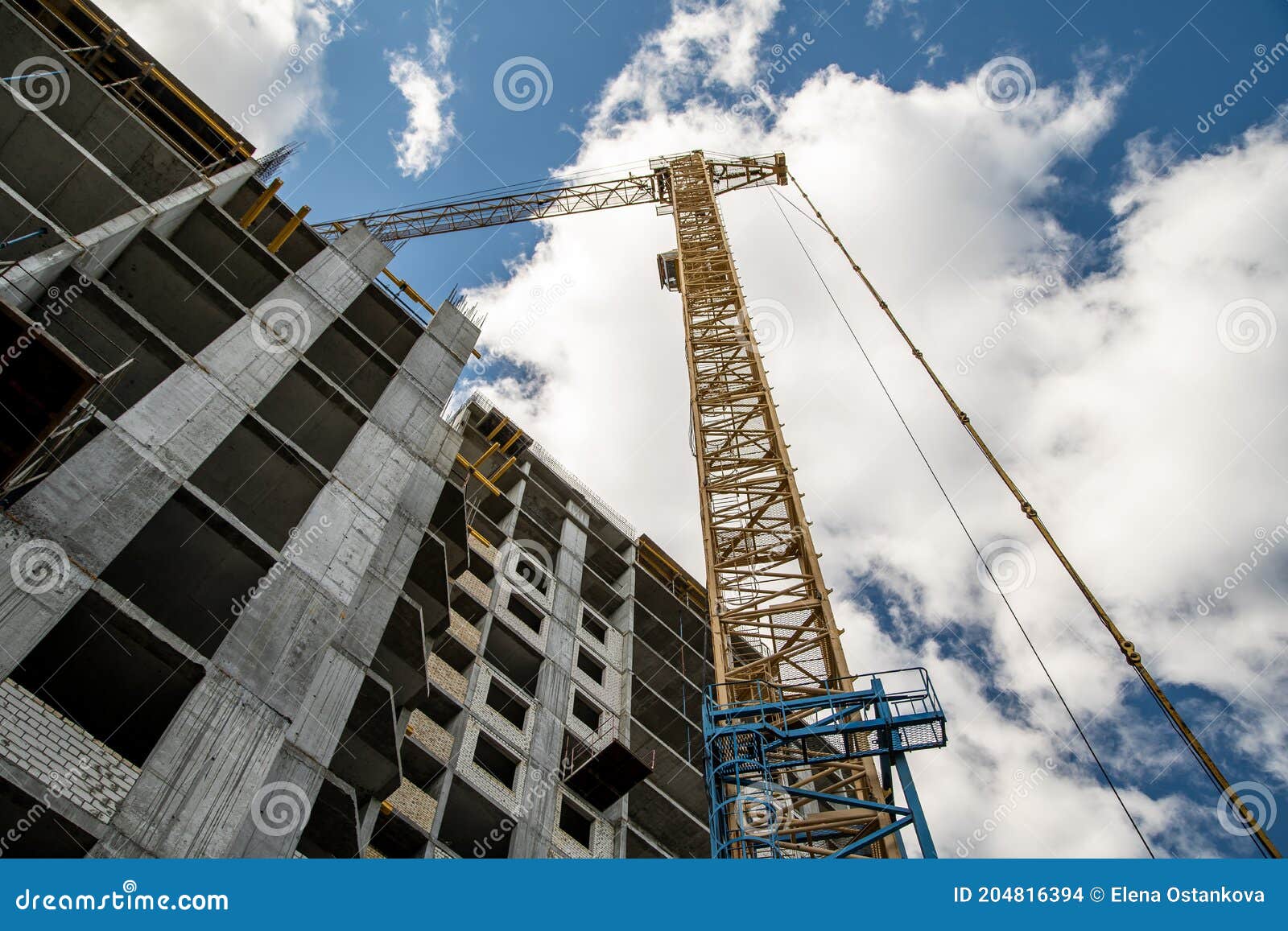 Crane on the rack stock photo. Image of industrial, height - 204816394