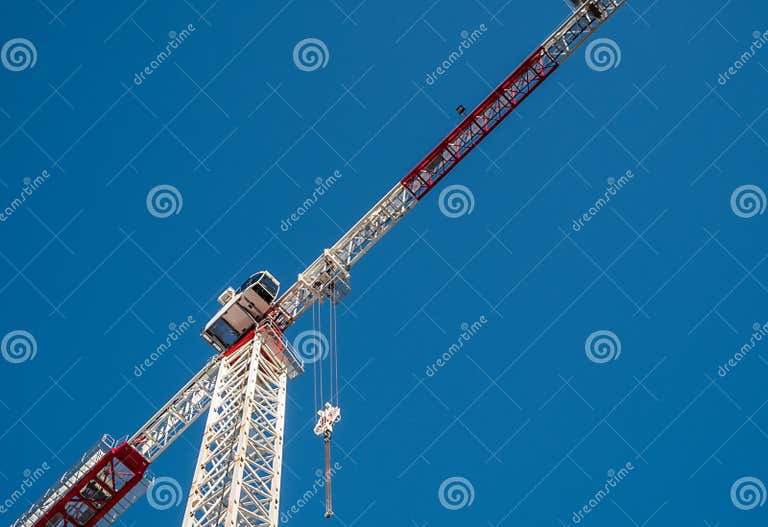 Crane Ready for Construction Work Stock Image - Image of workplace ...