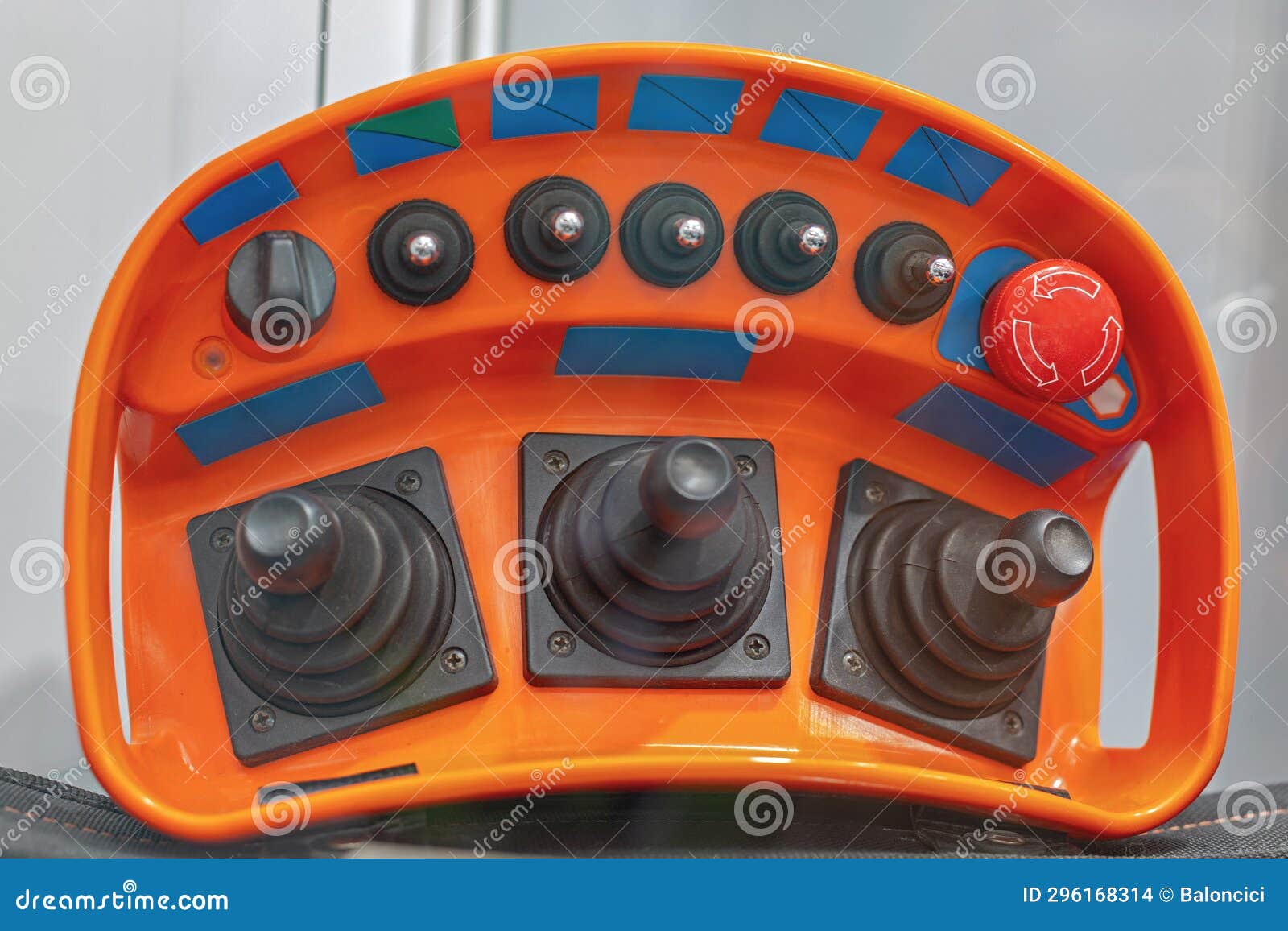 Crane Remote Control Joysticks Stock Photo - Image of commercial ...