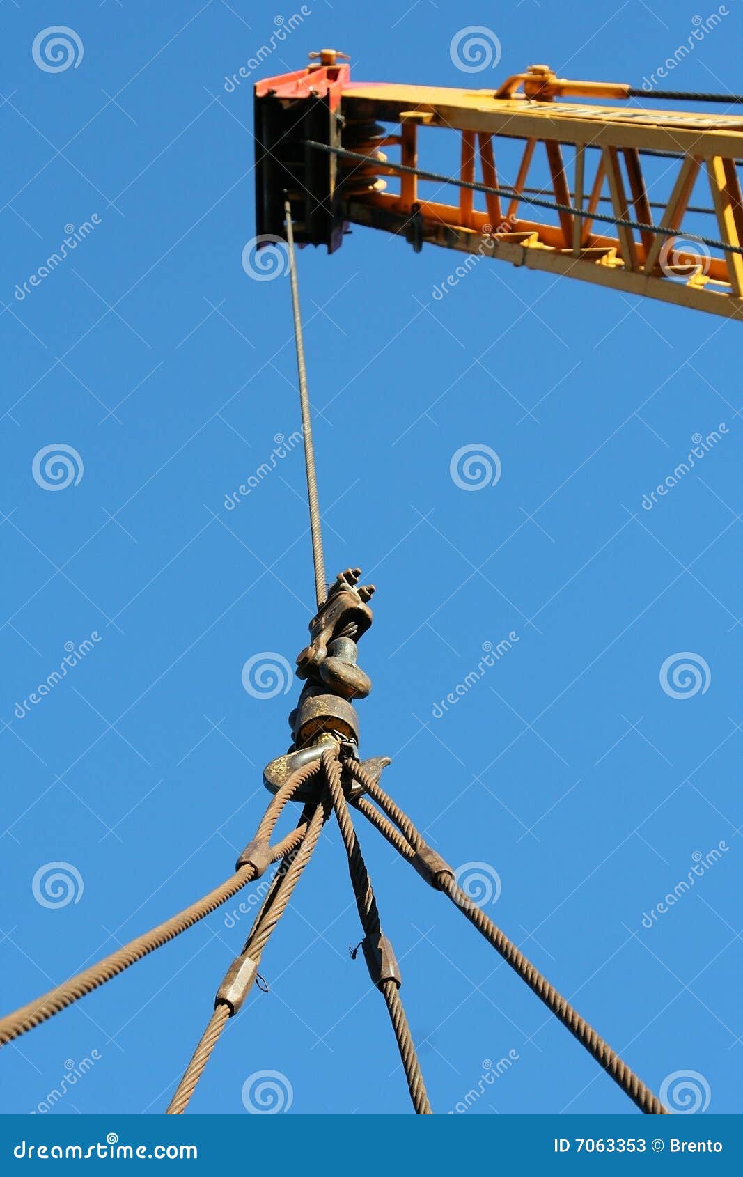 Crane Rigging stock image. Image of machinery, design - 7063353
