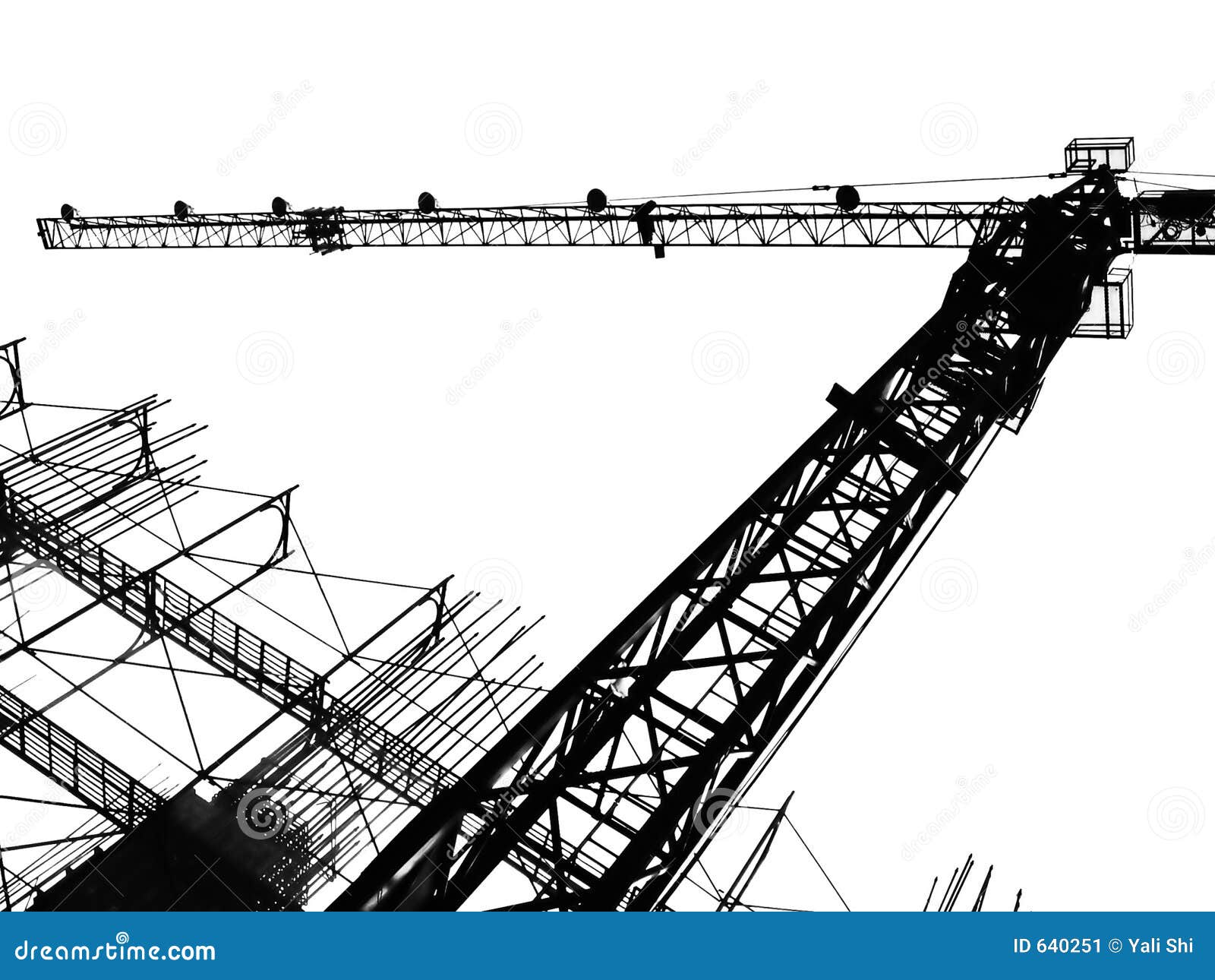 Scaffolding Counterweight Installing By A Worker Royalty-Free Stock ...
