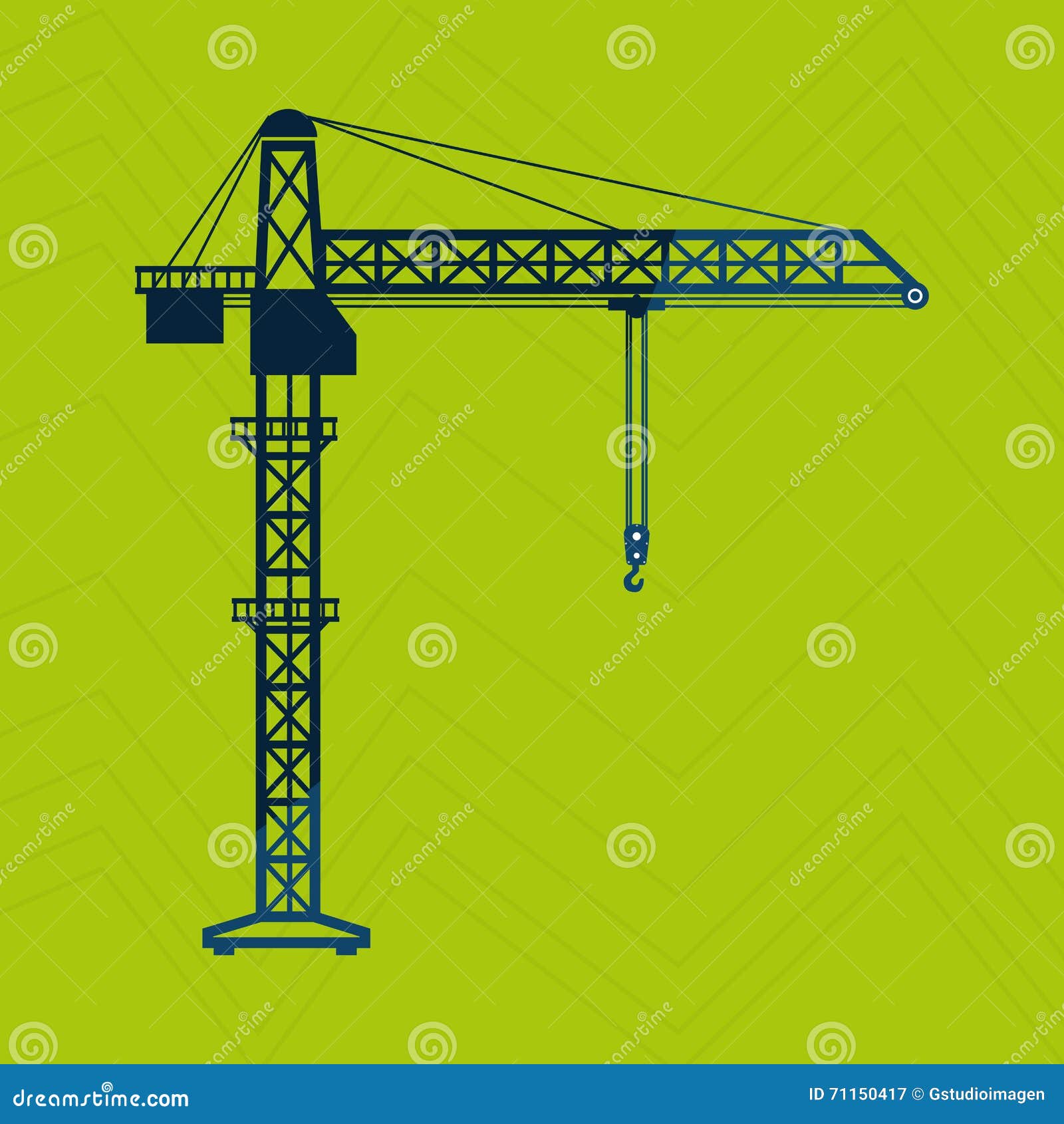 Crane service design stock illustration. Illustration of service - 71150417