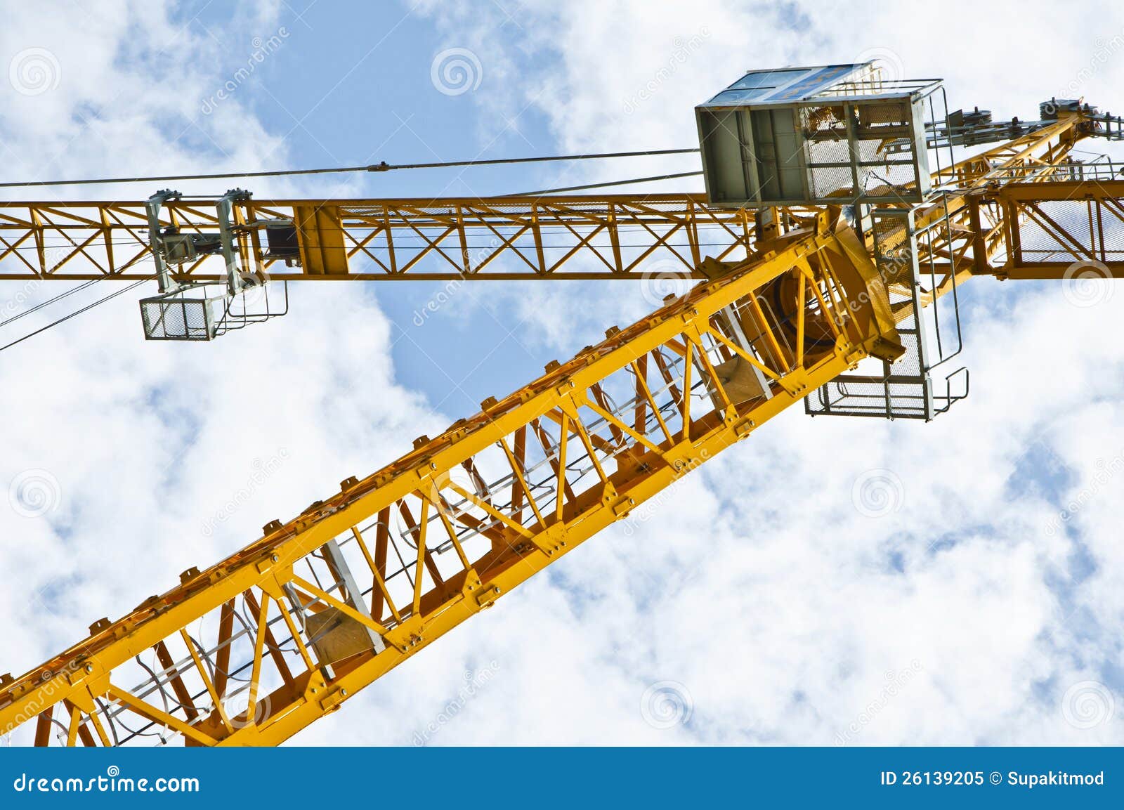 Crane structure stock image. Image of vehicle, tower - 26139205