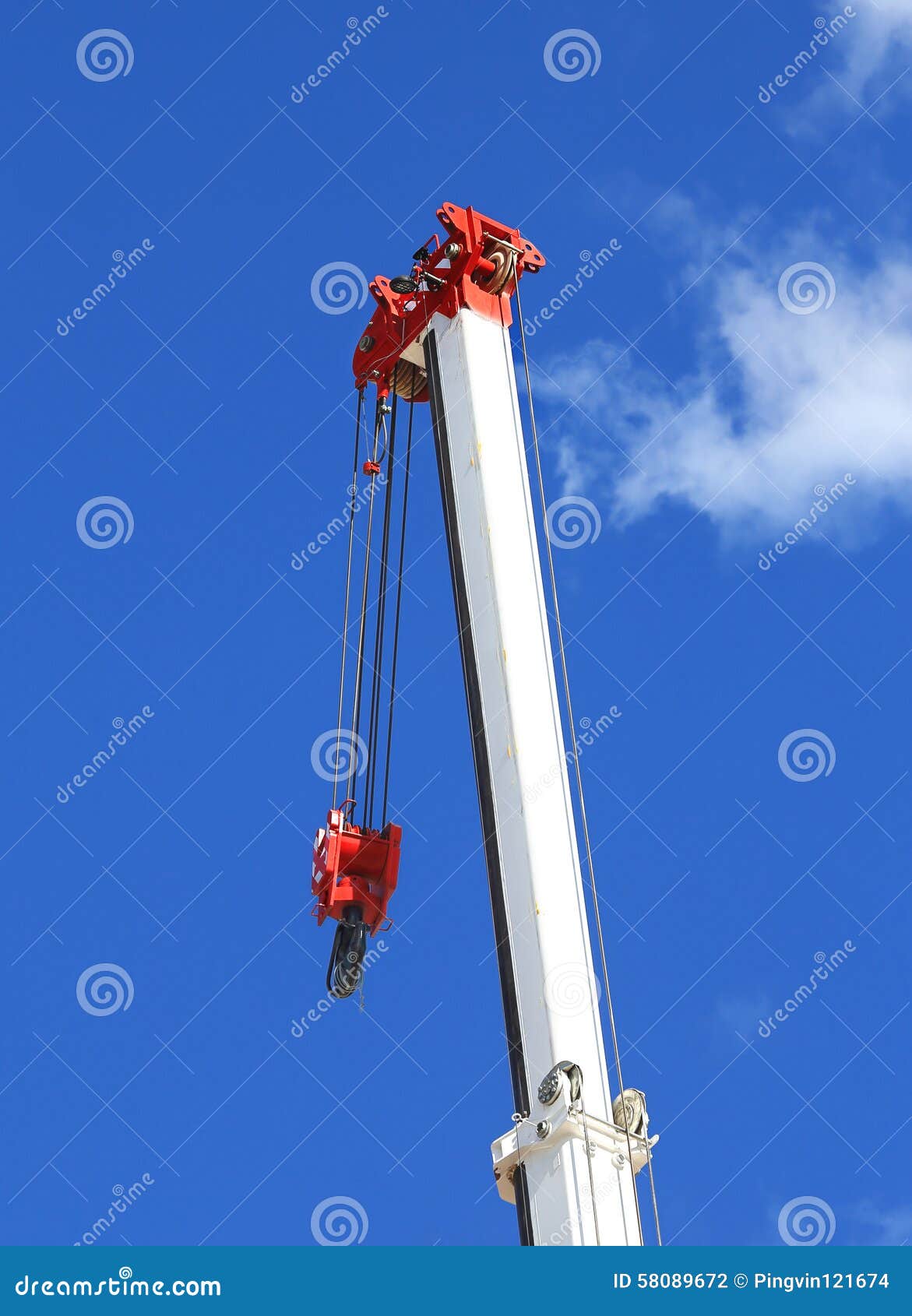 Crane stock photo. Image of build, work, machine, steel - 58089672