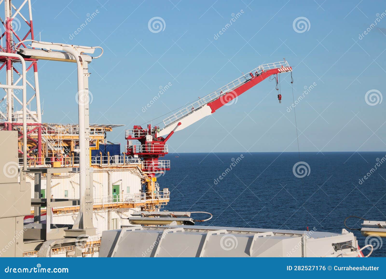 Crane Under Maintenance Routine Job by Crane Operator or Technician ...