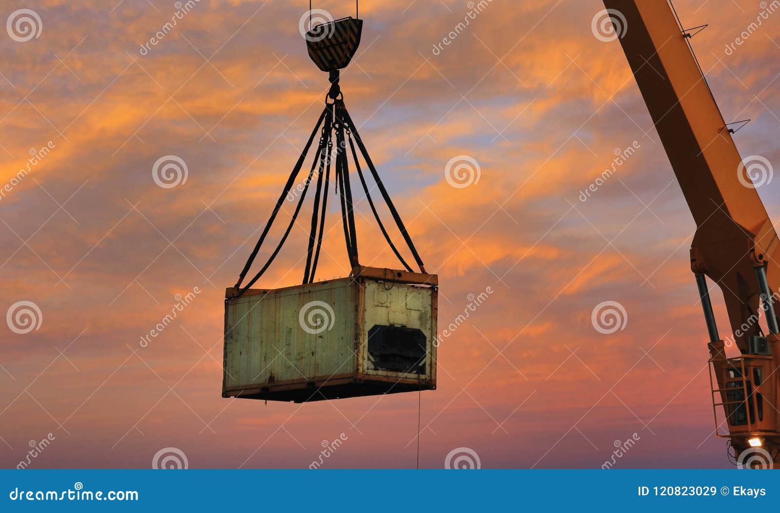Two Crane Unloading Coal From Barge To Hopper Royalty-Free Stock Image ...