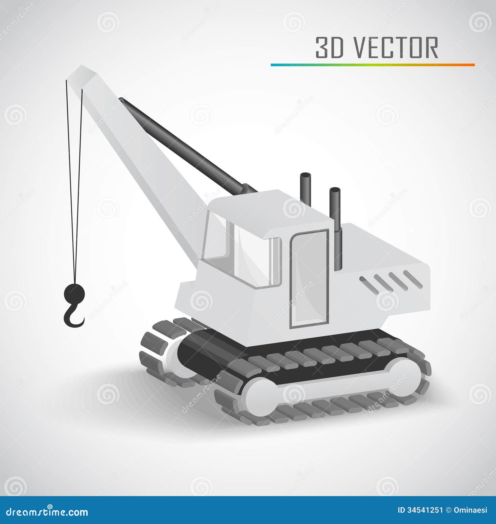 Crane vector stock vector. Illustration of crane, hard - 34541251
