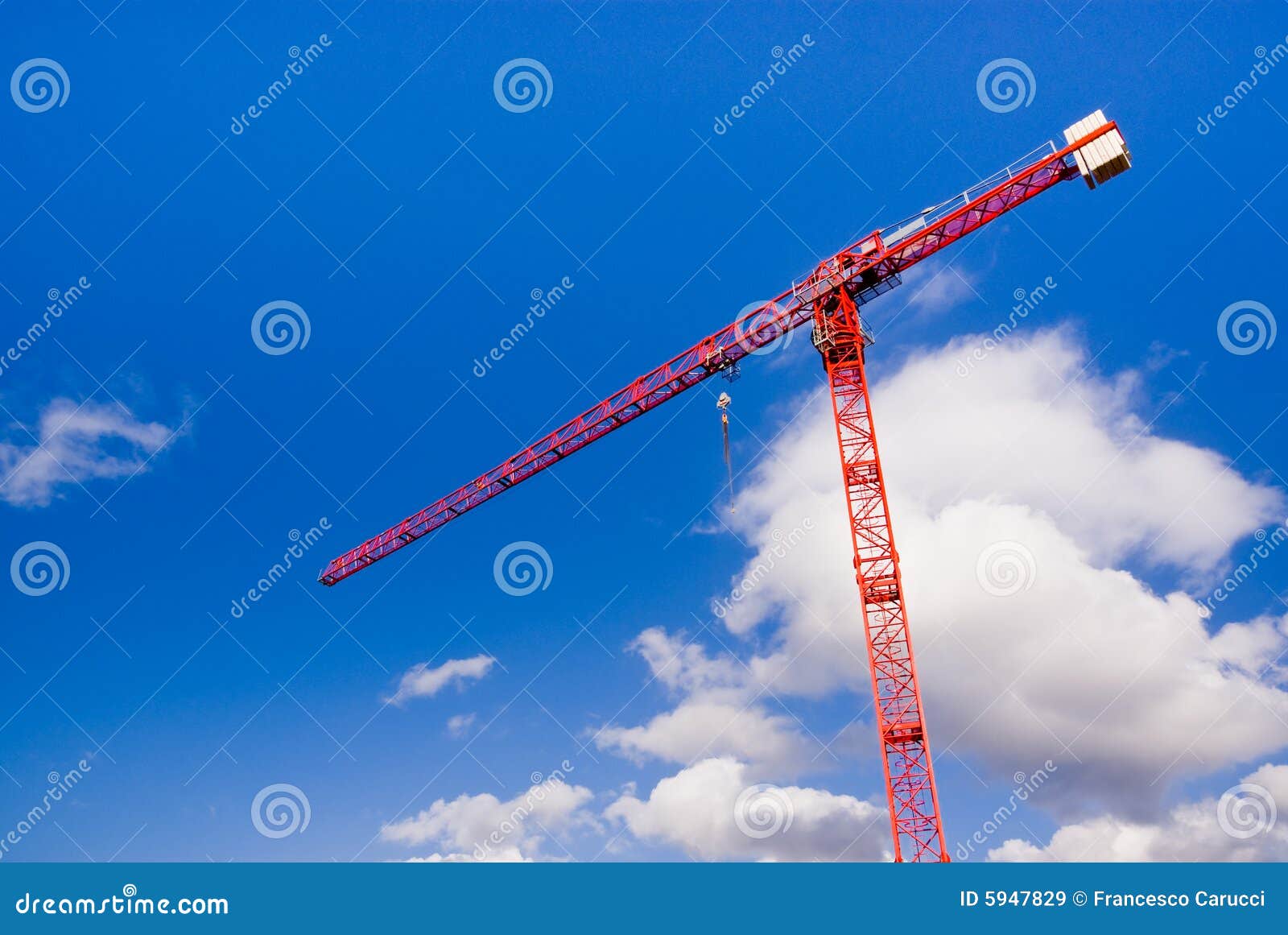 Crane at work stock image. Image of heavy, build, building - 5947829