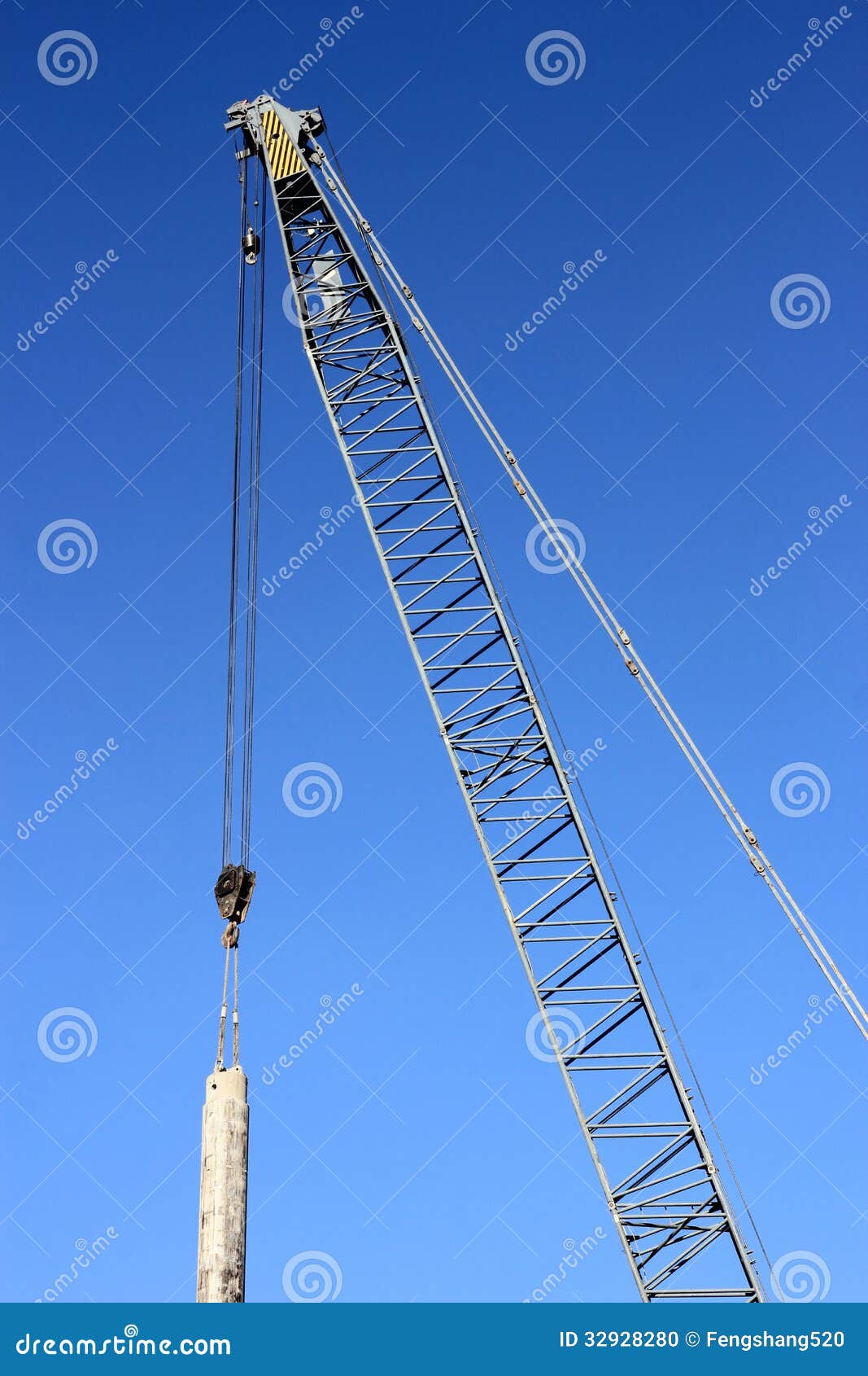 The crane is working stock photo. Image of awesome, objects - 32928280