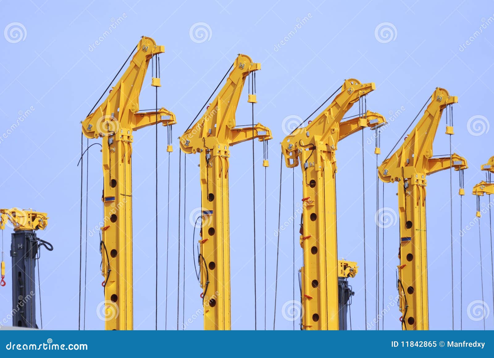 Cranes stock image. Image of technology, engineering - 11842865