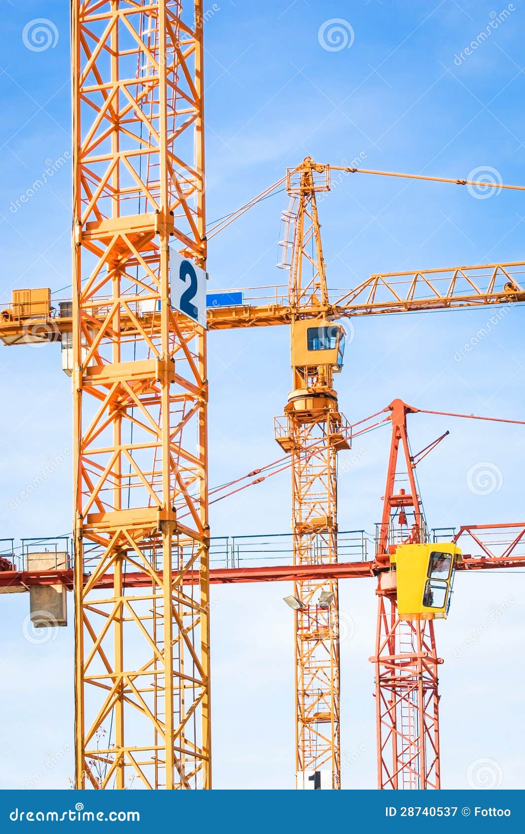 Cranes stock image. Image of industry, vertical, crane - 28740537