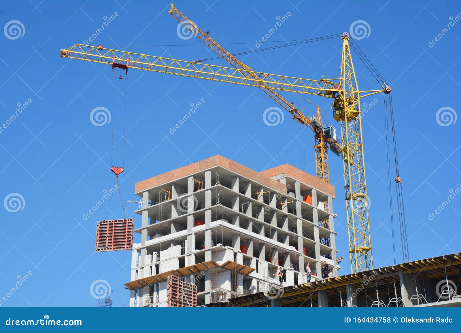 Cranes Construction. Building Construction Growth and Global ...