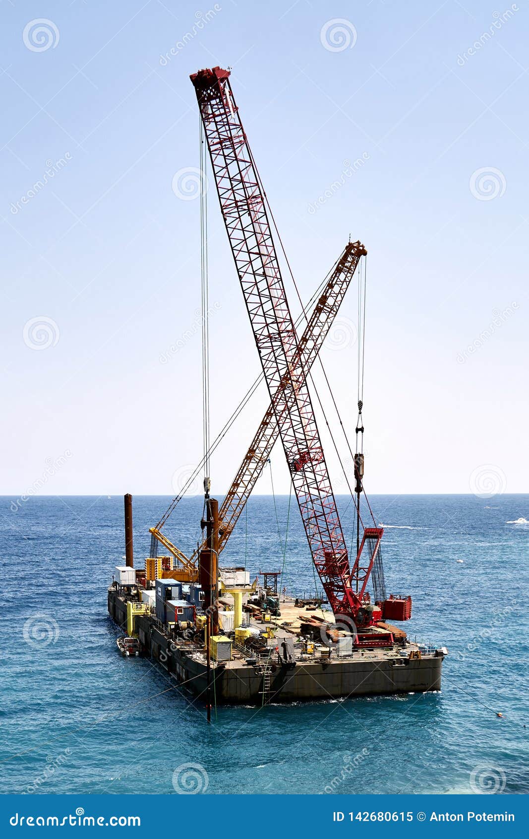 Oil Platform With Floating Production Storage And Offloading FPSO ...