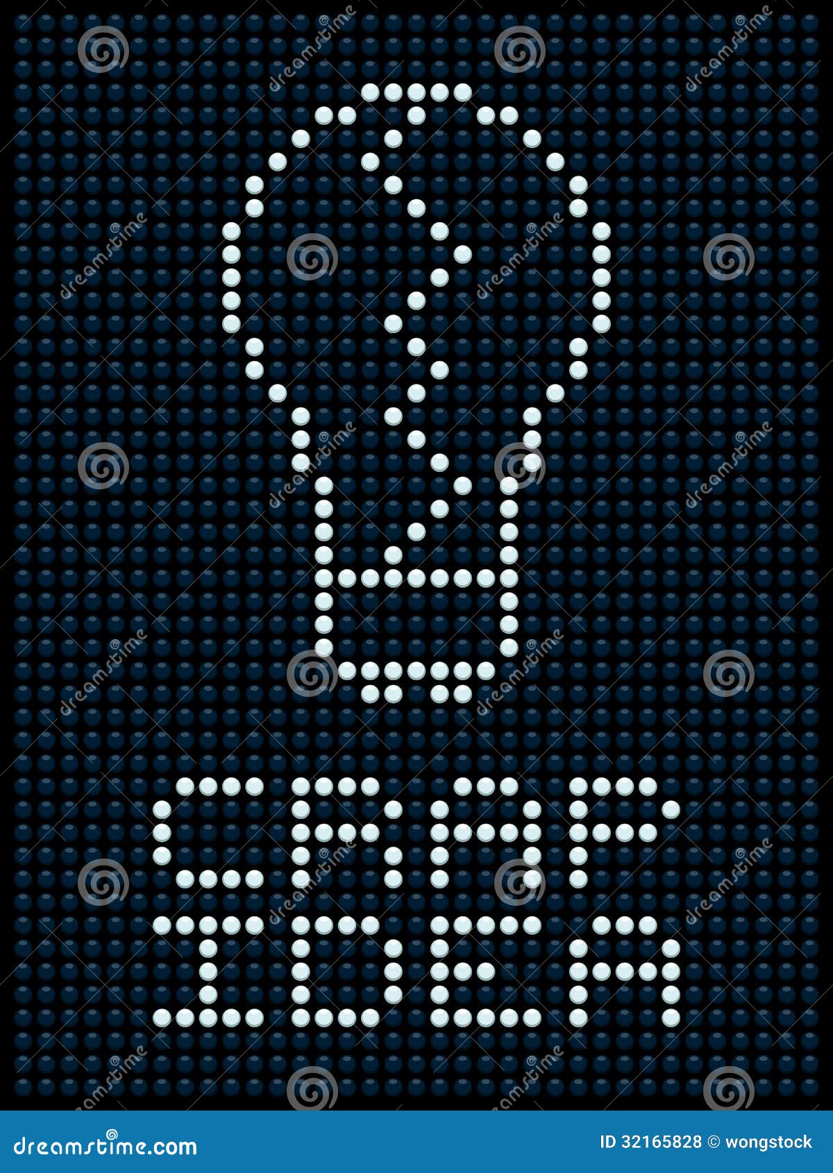 Idea Concept On LED Board Vector Illustration | CartoonDealer.com #32165828