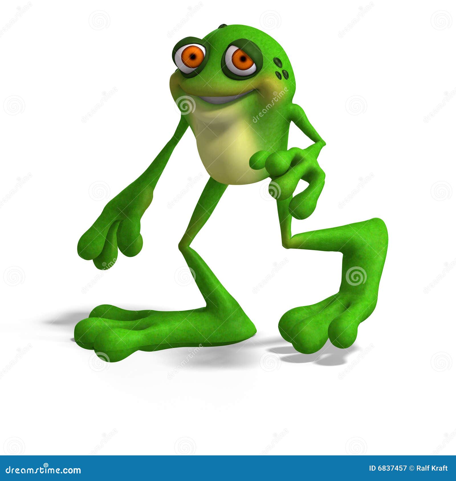Crapaud fou illustration stock. Illustration du dessin - 6837457