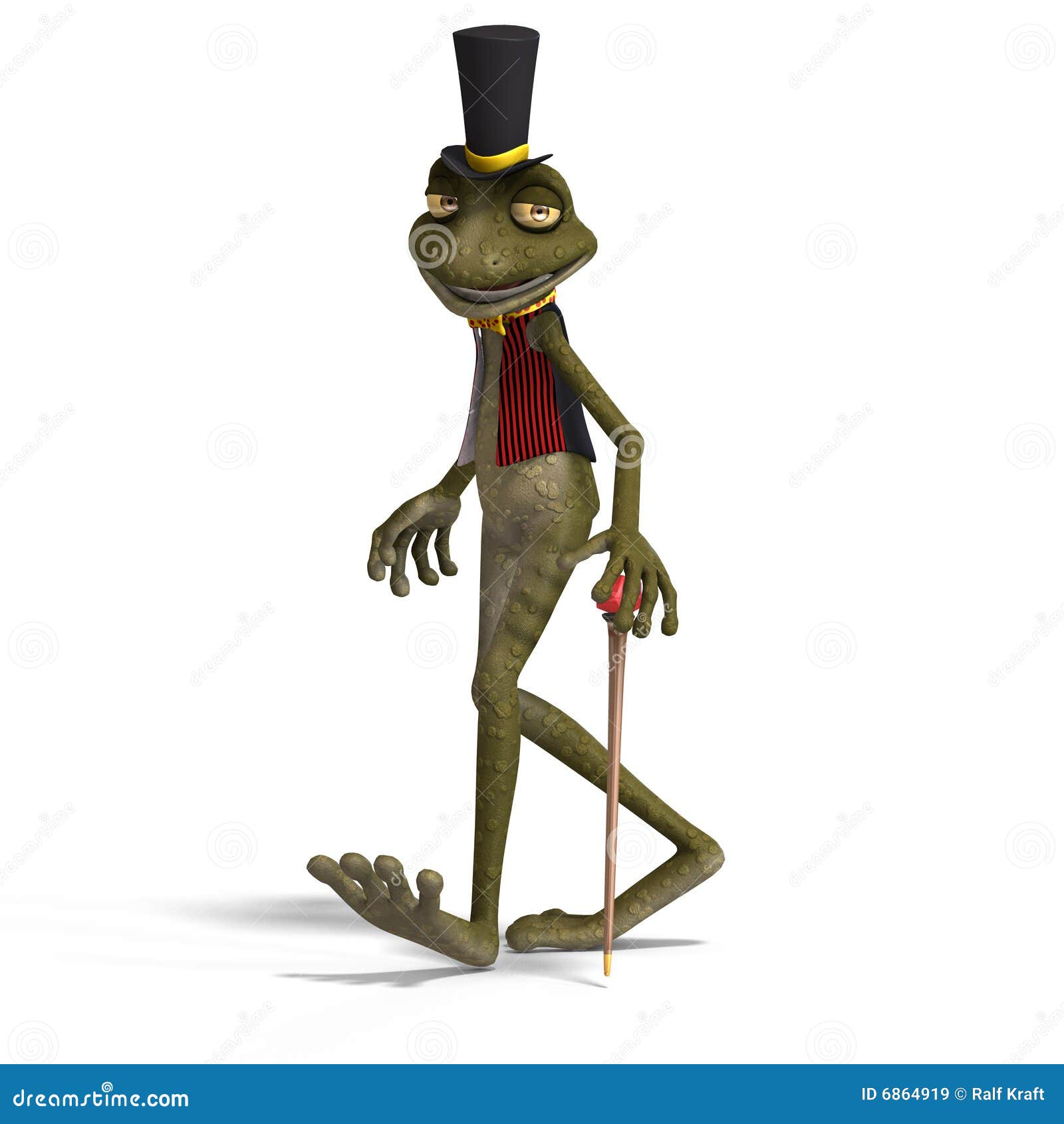 Crapaud Mignon Toon De Vert De Grenouille Illustration Stock ...