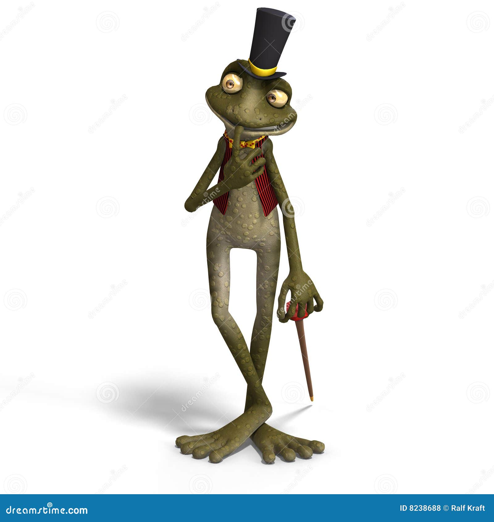 Crapaud Mignon Toon De Vert De Grenouille Illustration Stock ...