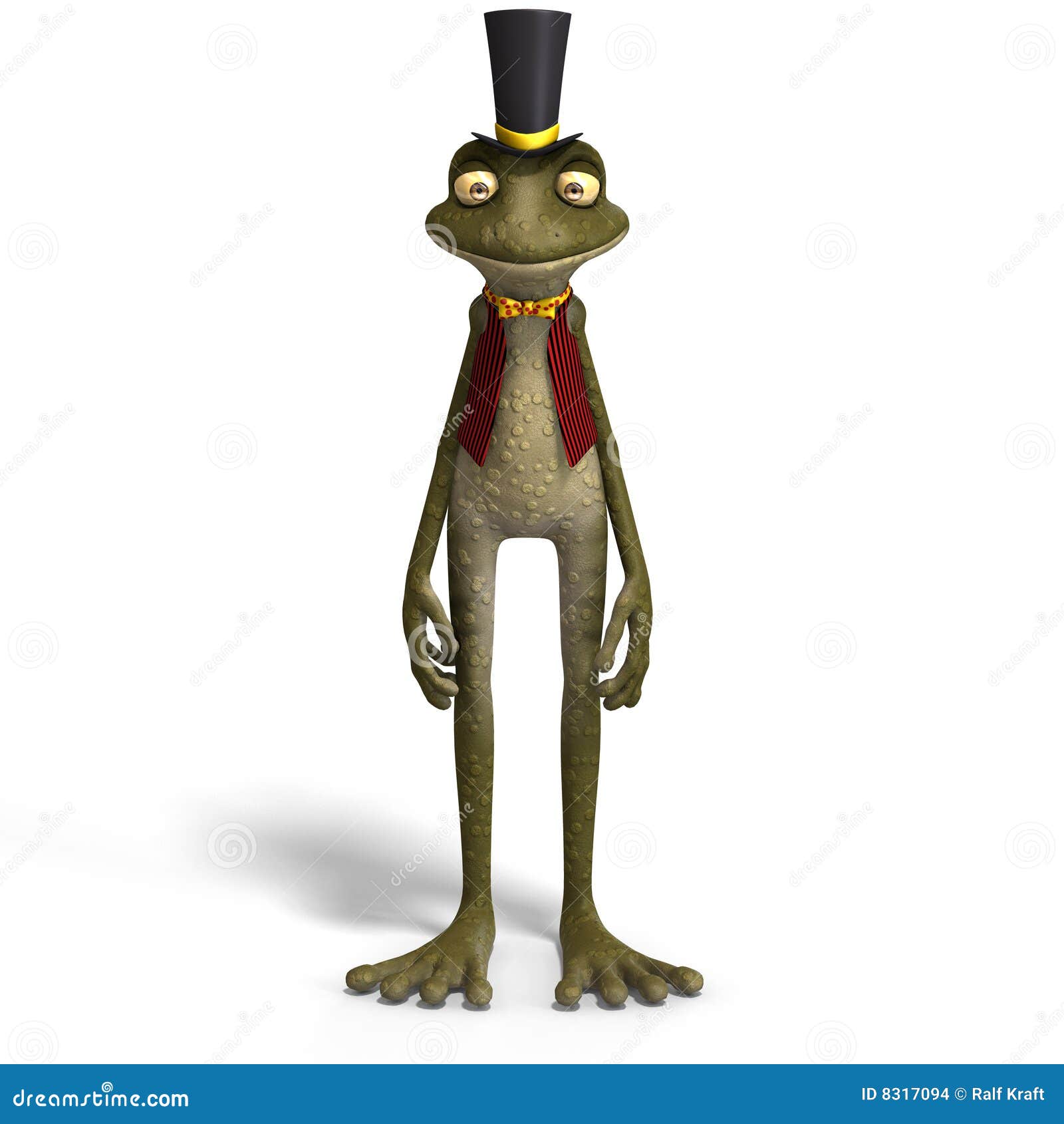 Crapaud Mignon Toon De Vert De Grenouille Illustration Stock ...